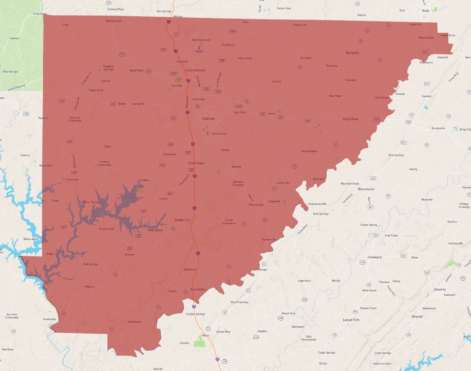 Alabama Cullman County