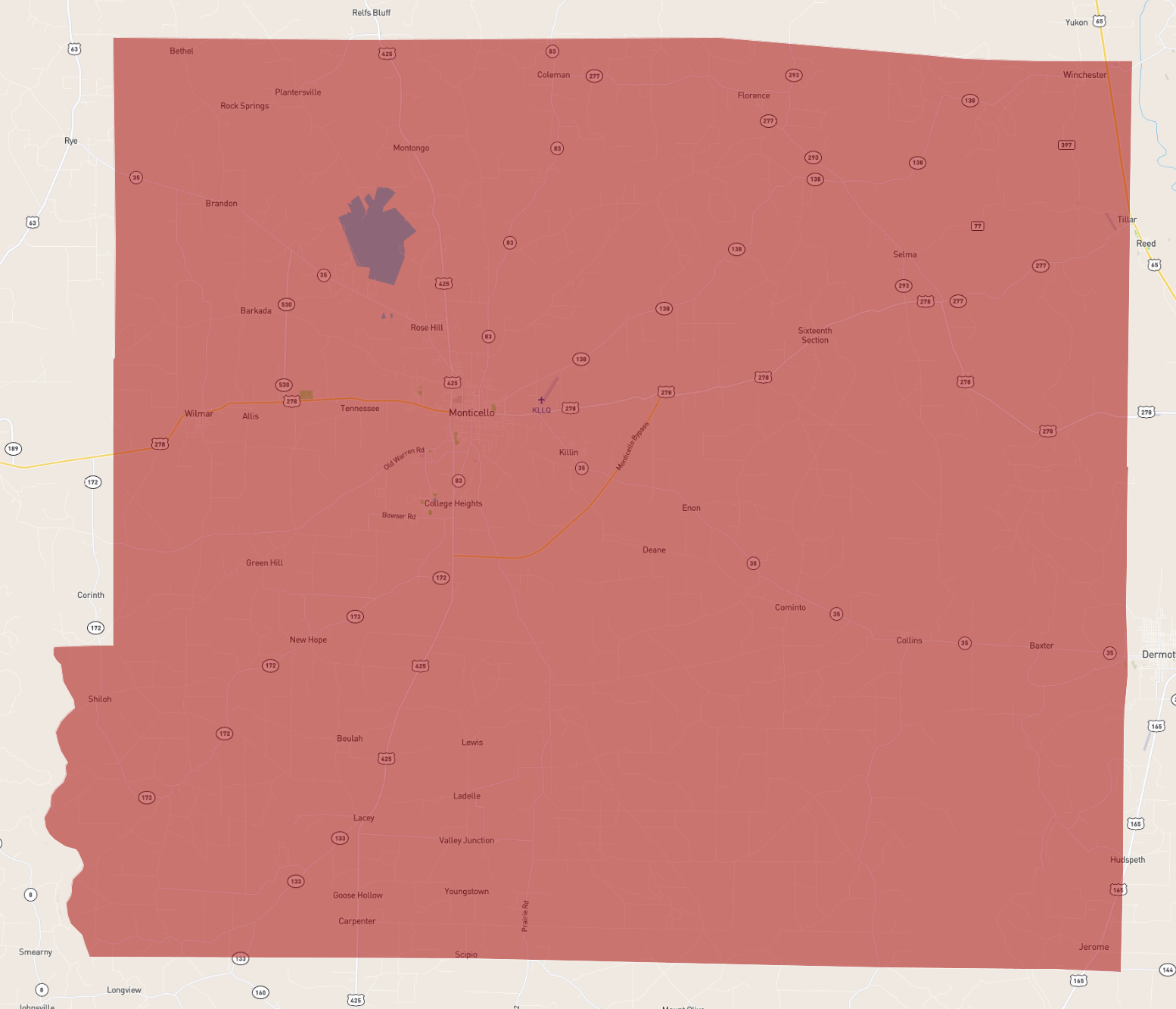 Arkansas Drew County