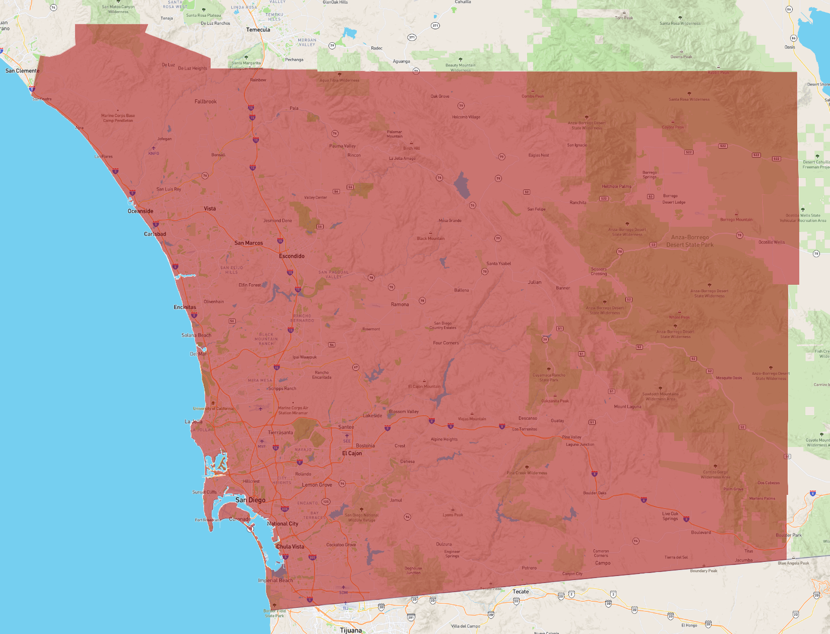 California San Diego County