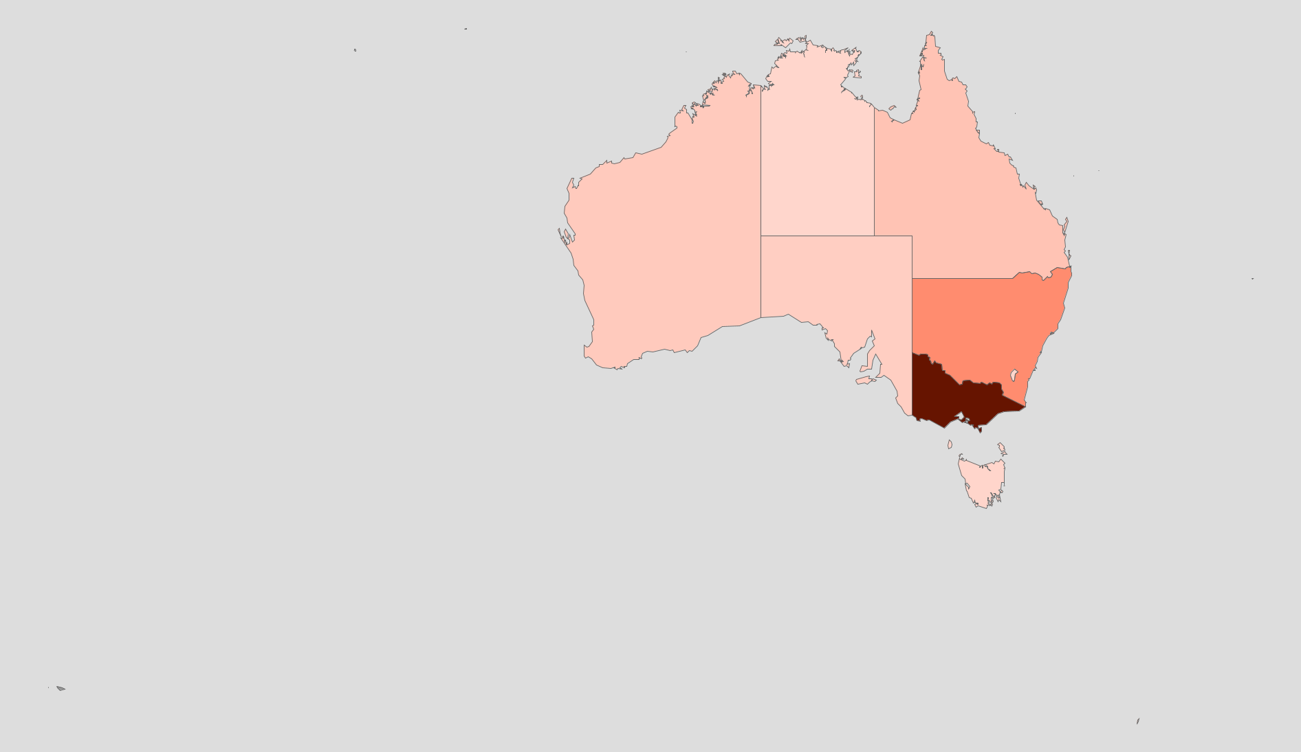 Coronavirus Pandemic in Australia - AtlasBig.com