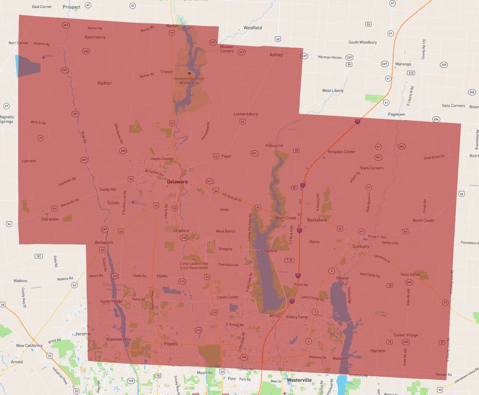 Ohio Delaware County