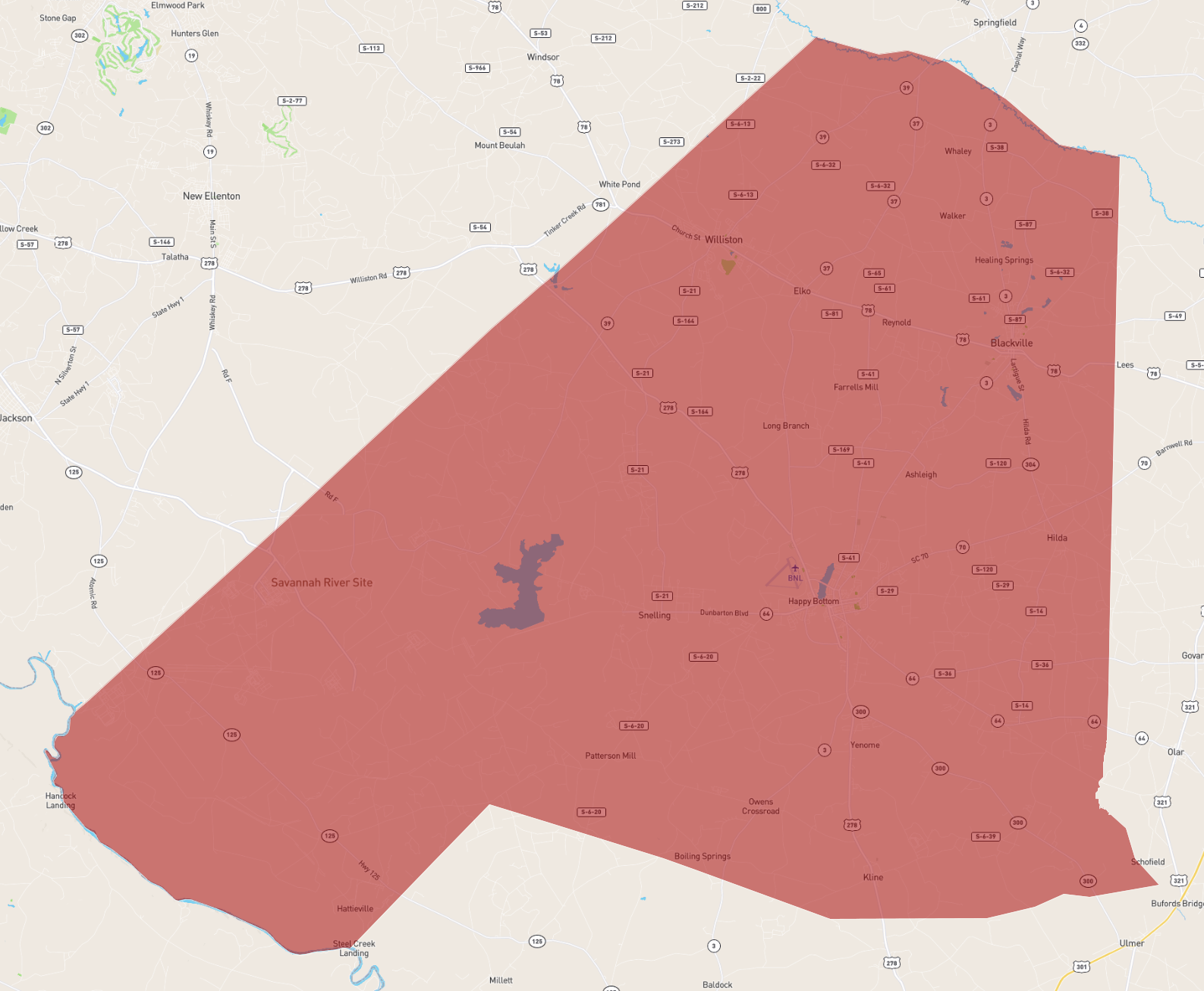 South Carolina Barnwell County