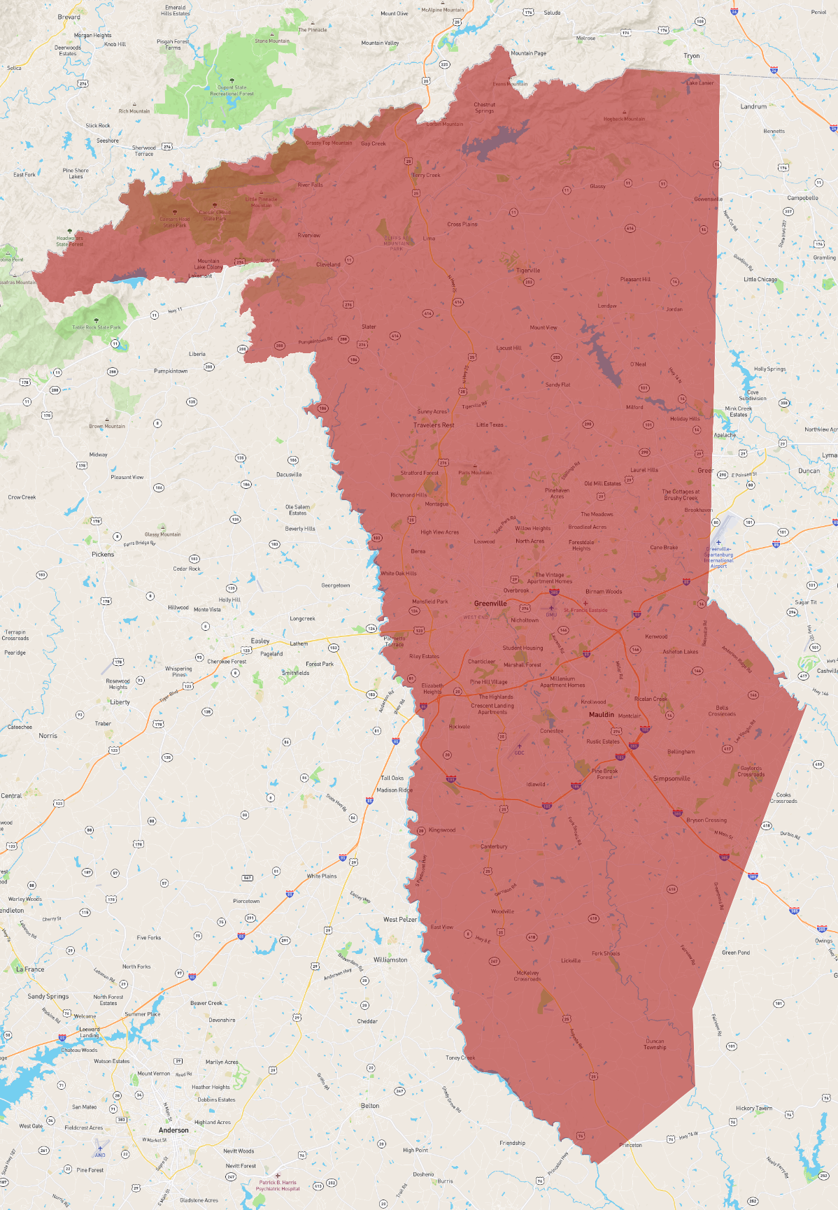 South Carolina Greenville County