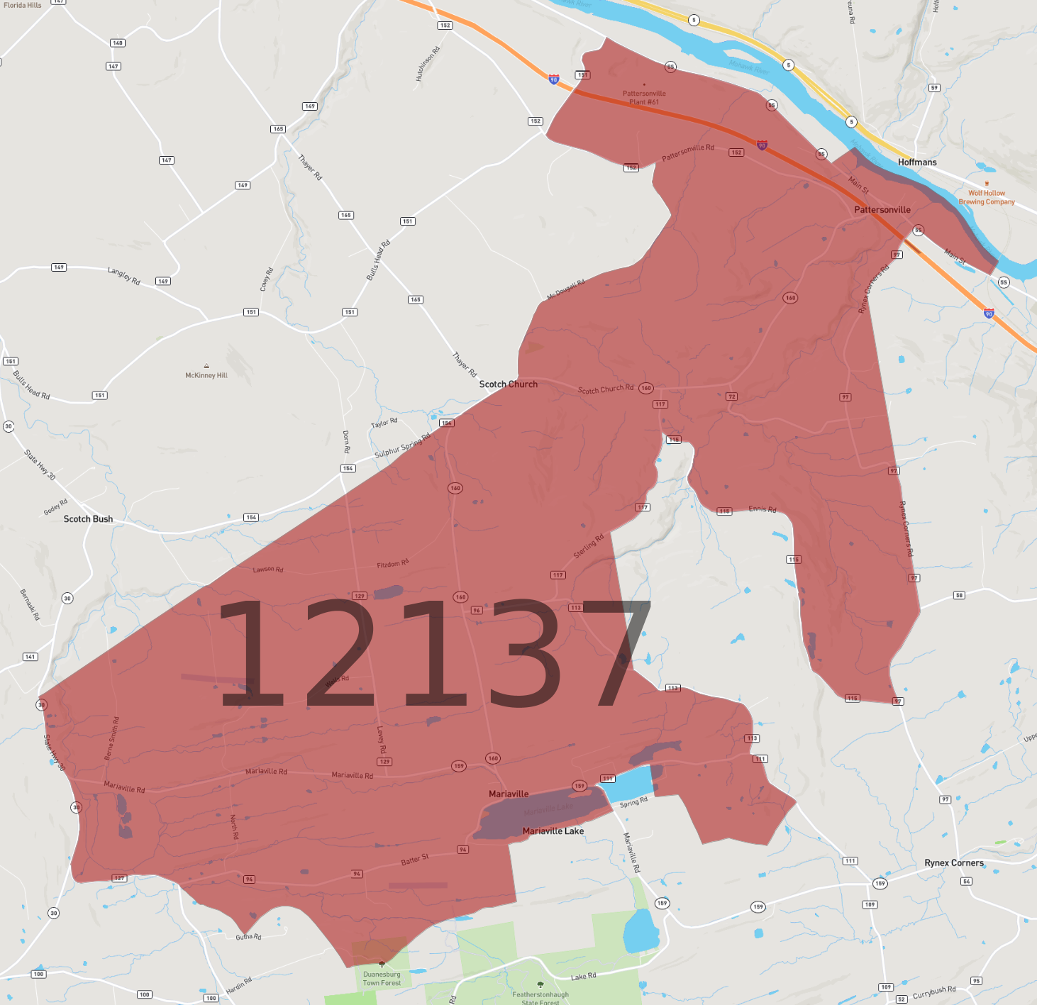 Zip Code 12137