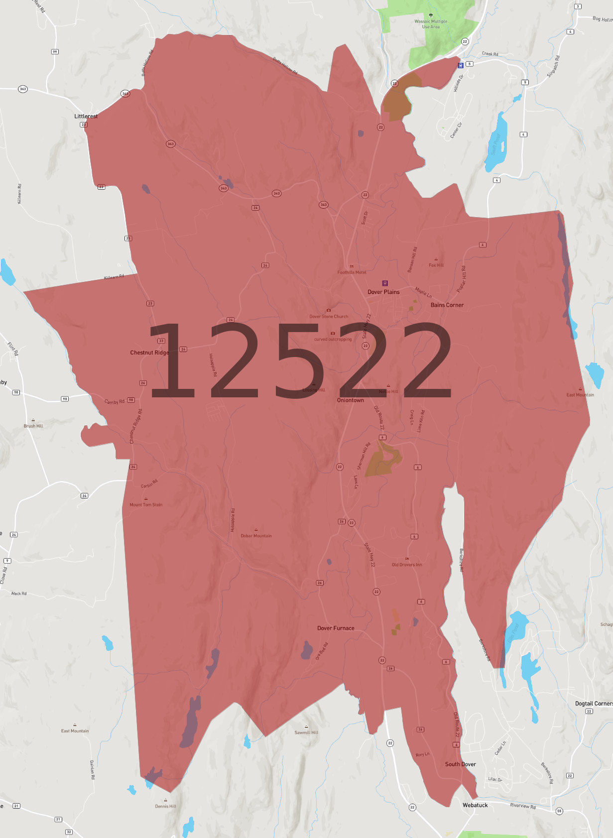 Zip Code 12522