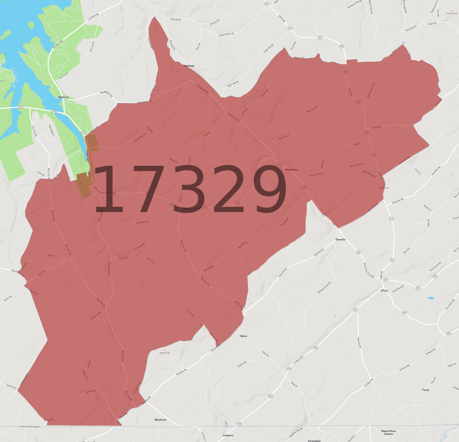 Zip Code 17329 zip-code-17329