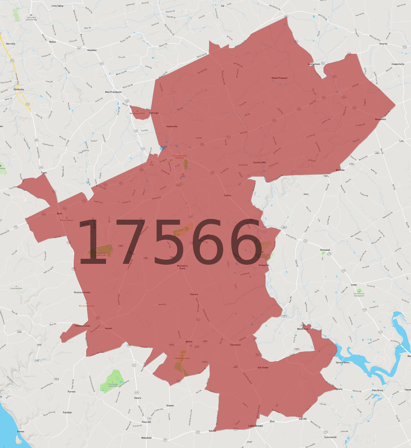 Zip Code 17566