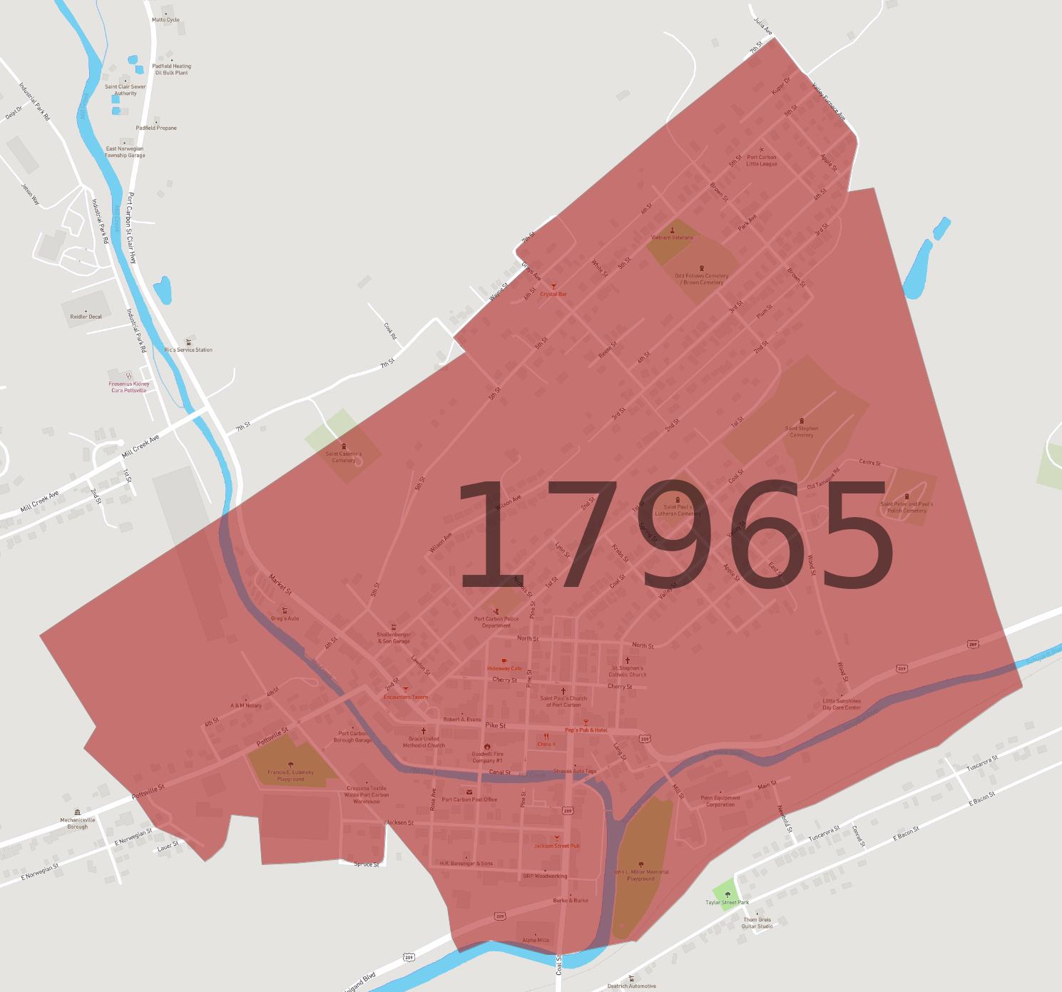 Zip Code 17965