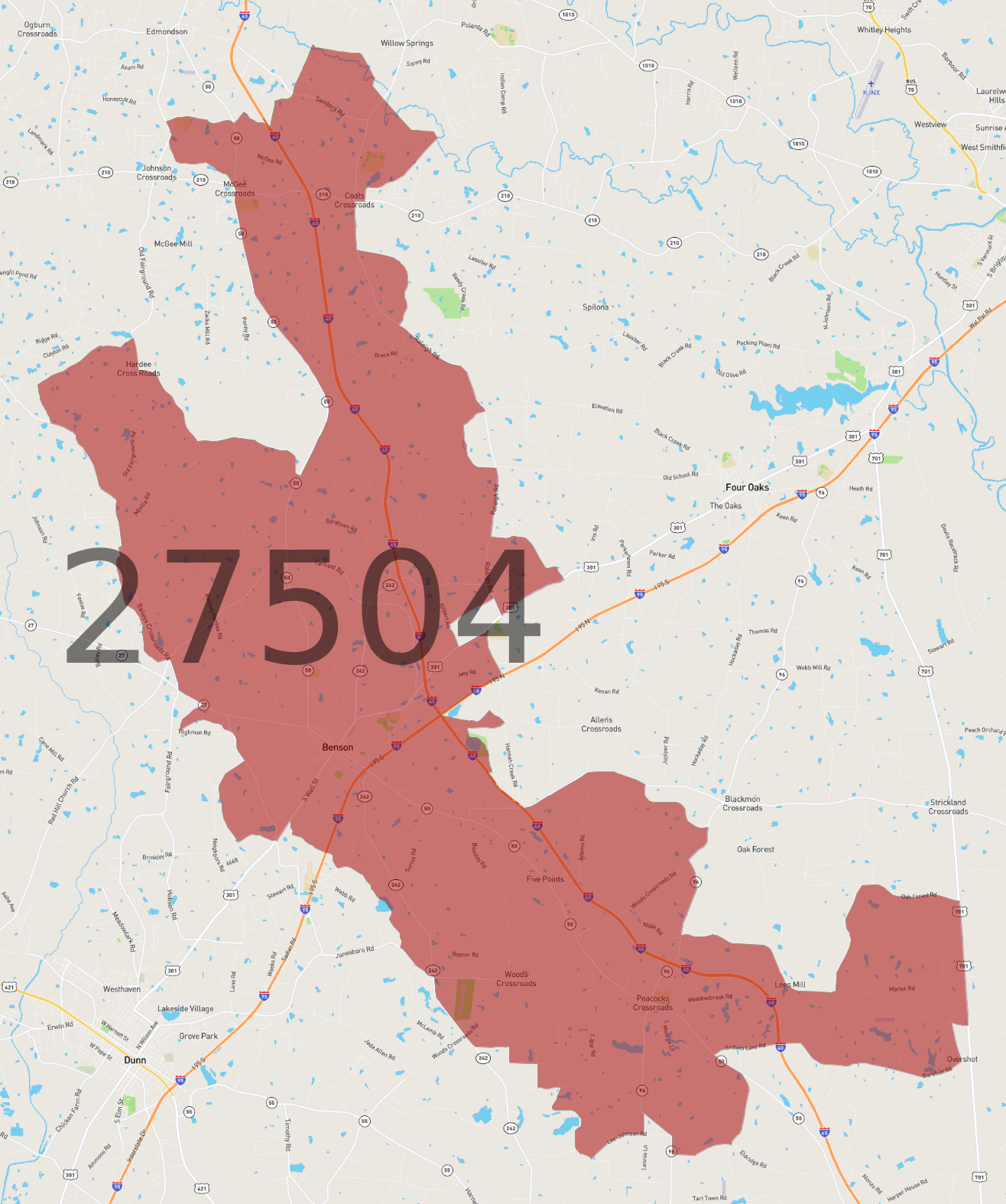 Zip Code 27504