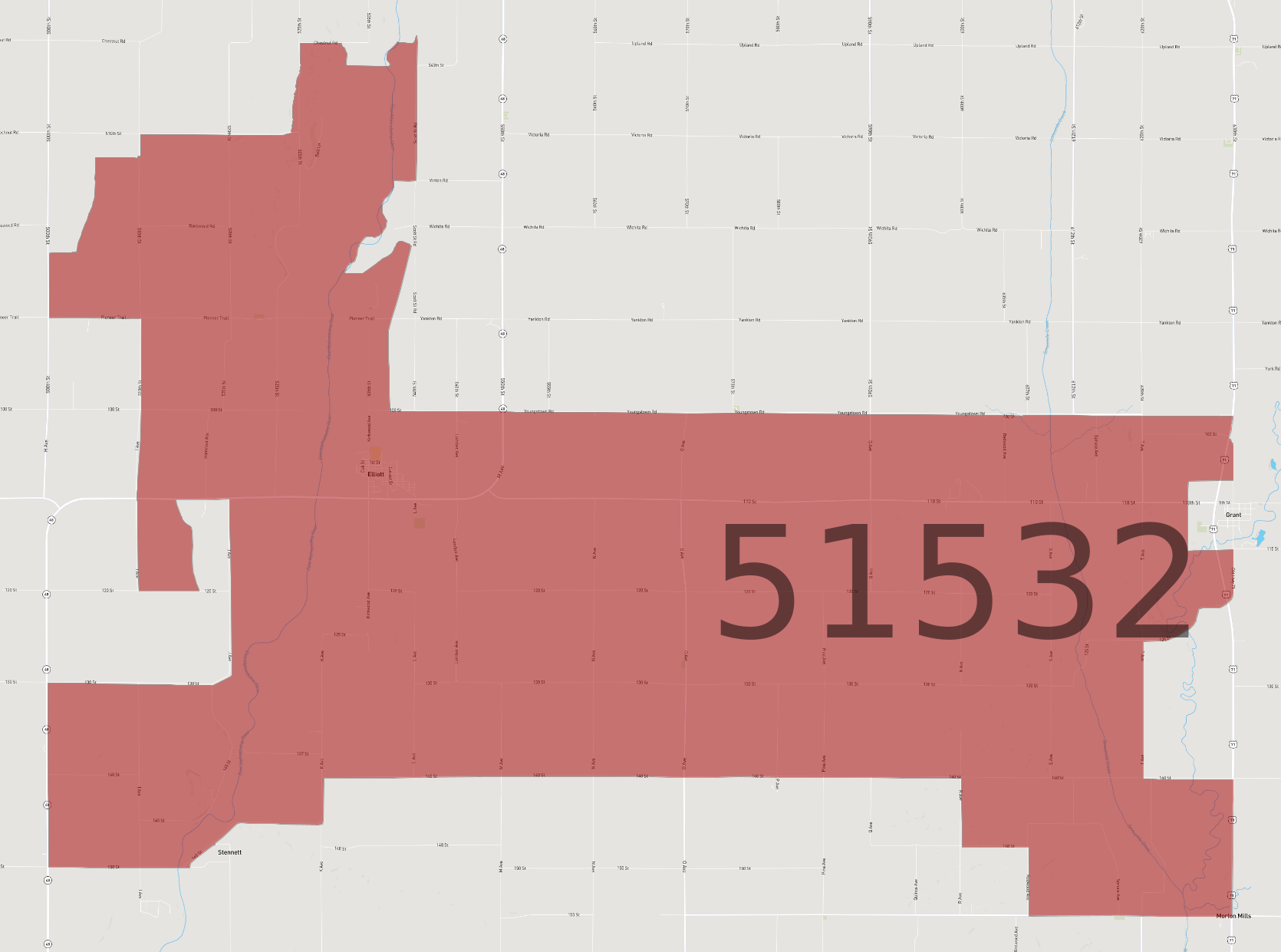 Zip Code 51532