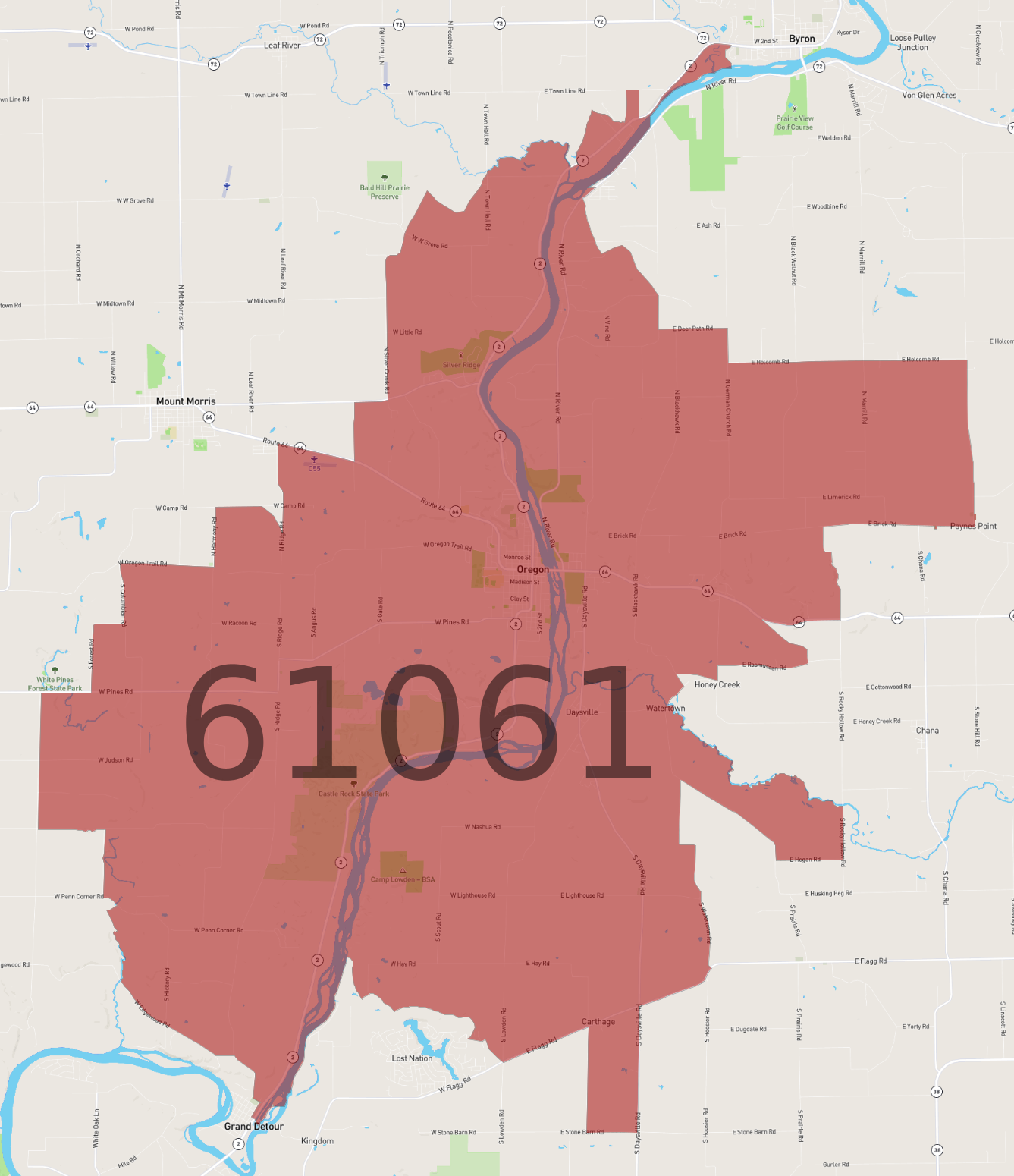 Zip Code 61061
