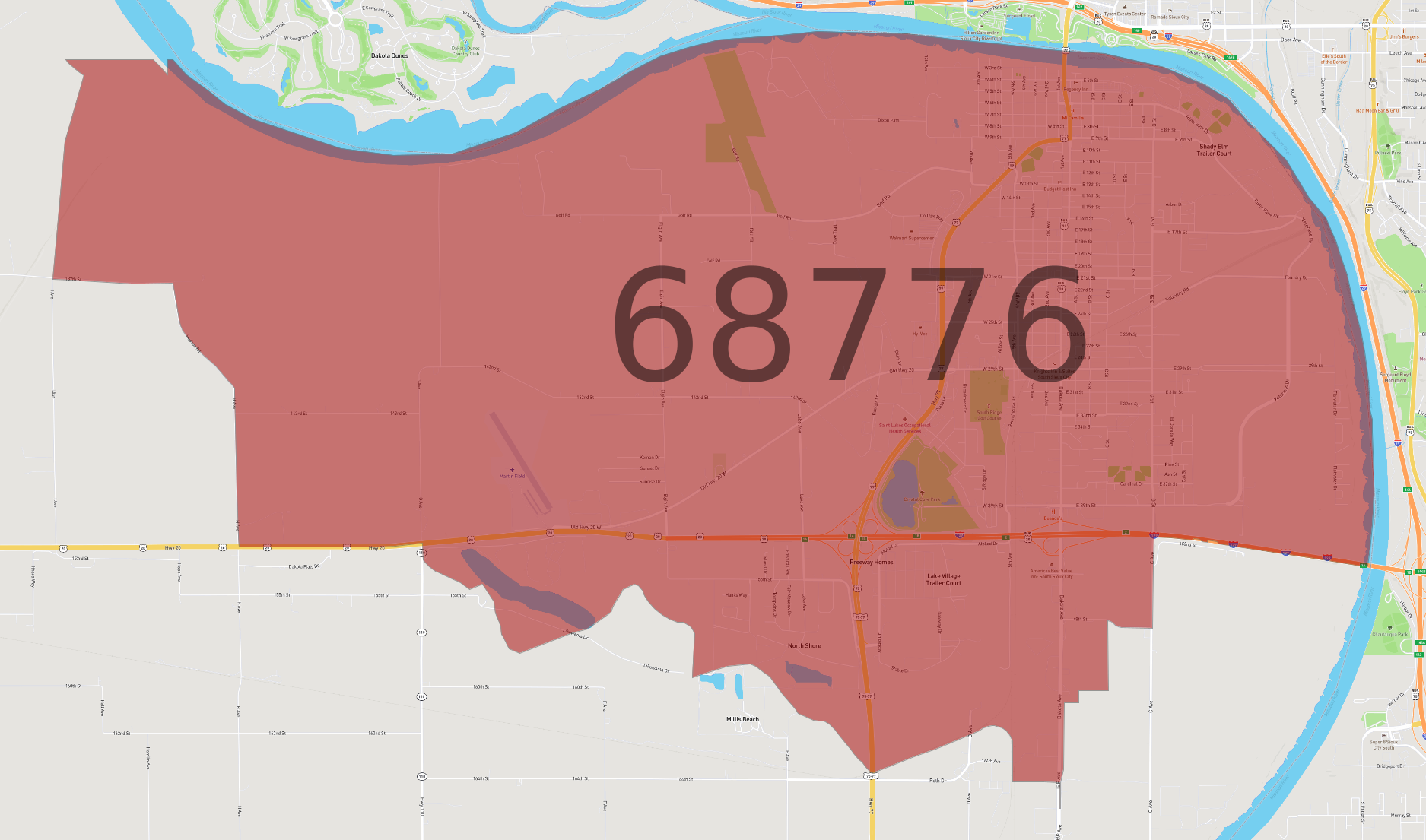 Zip Code 68776