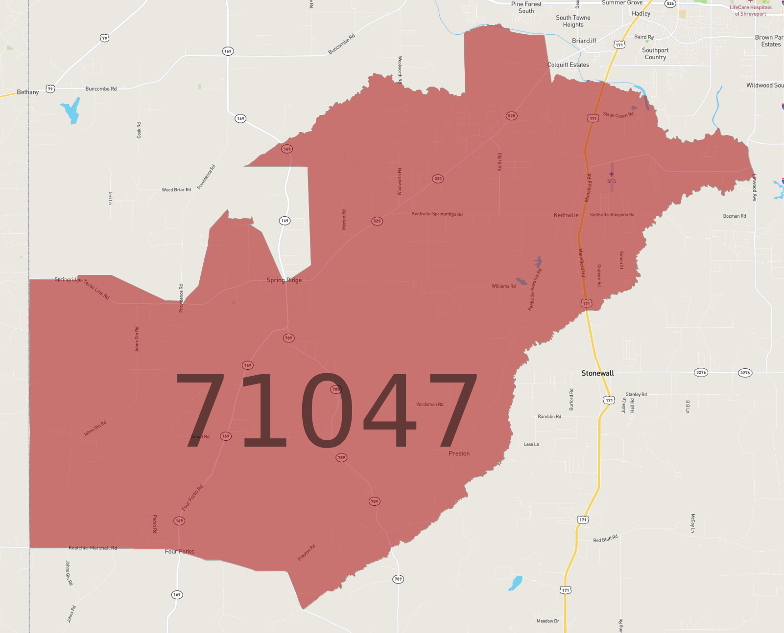 Zip Code 71047