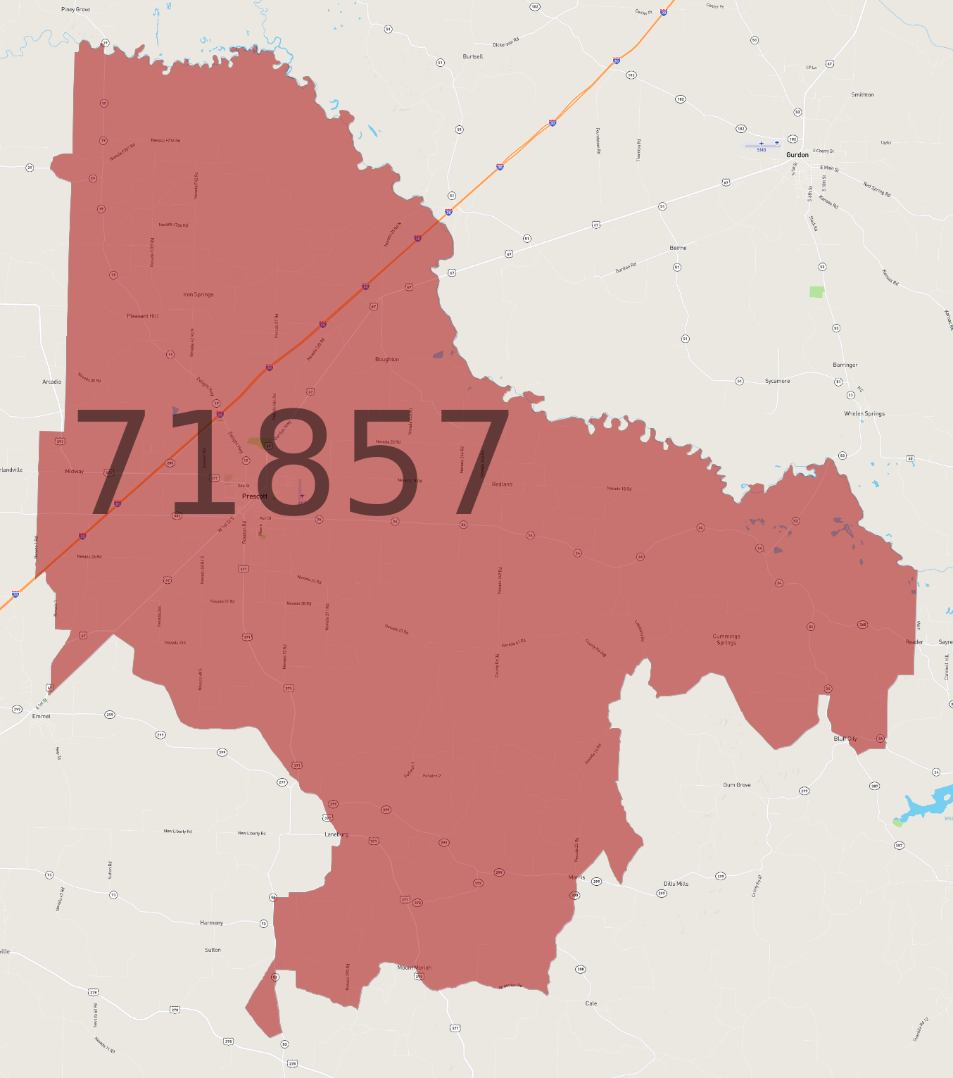 Zip Code 71857