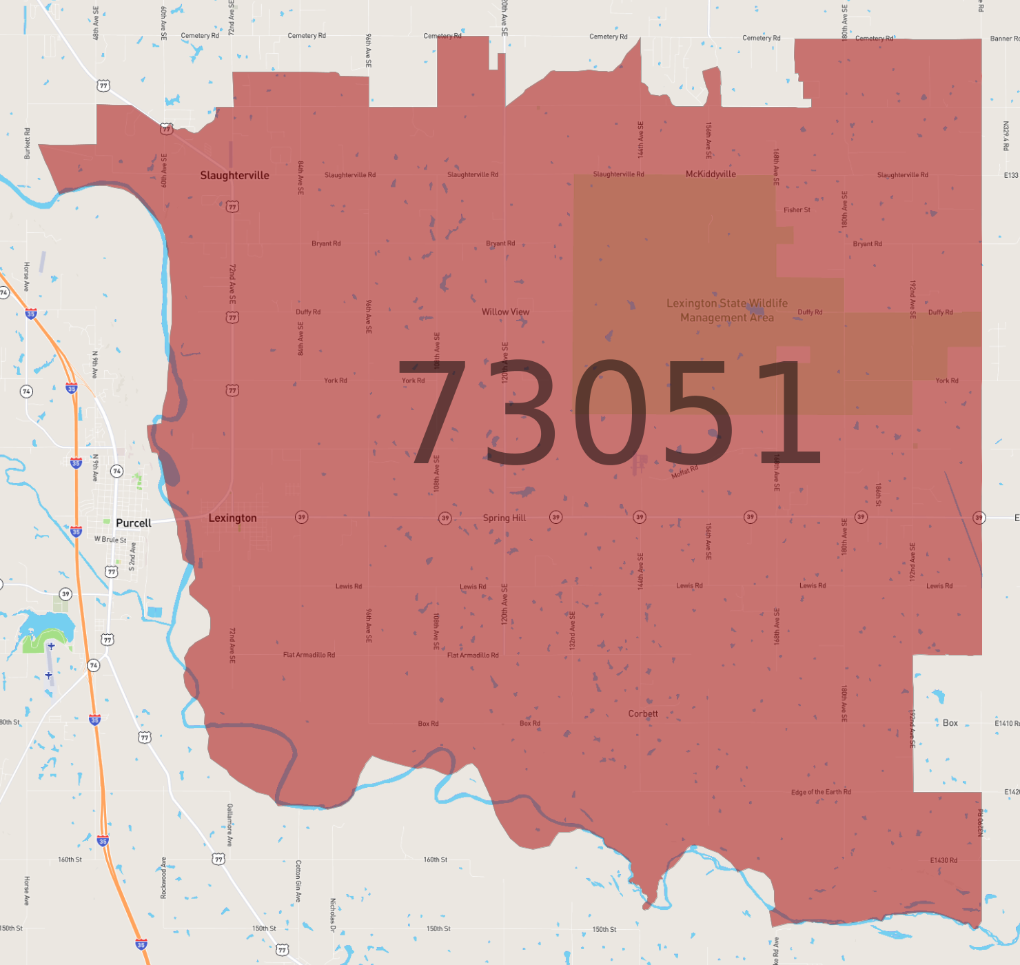 Zip Code 73051