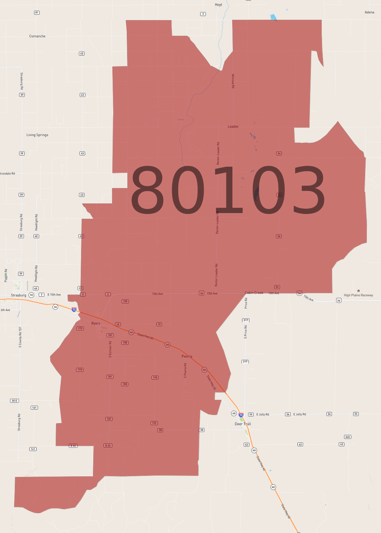Zip Code 80103