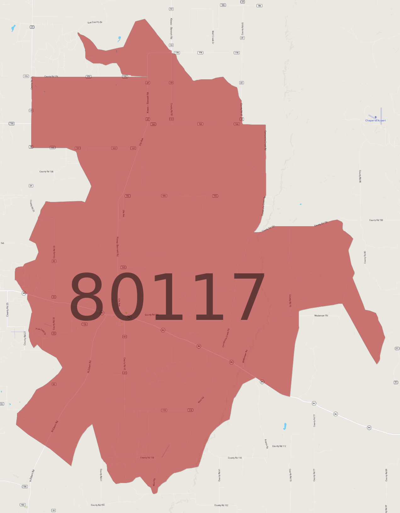 Zip Code 80117