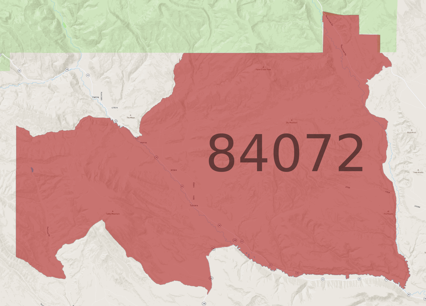 Zip Code 84072