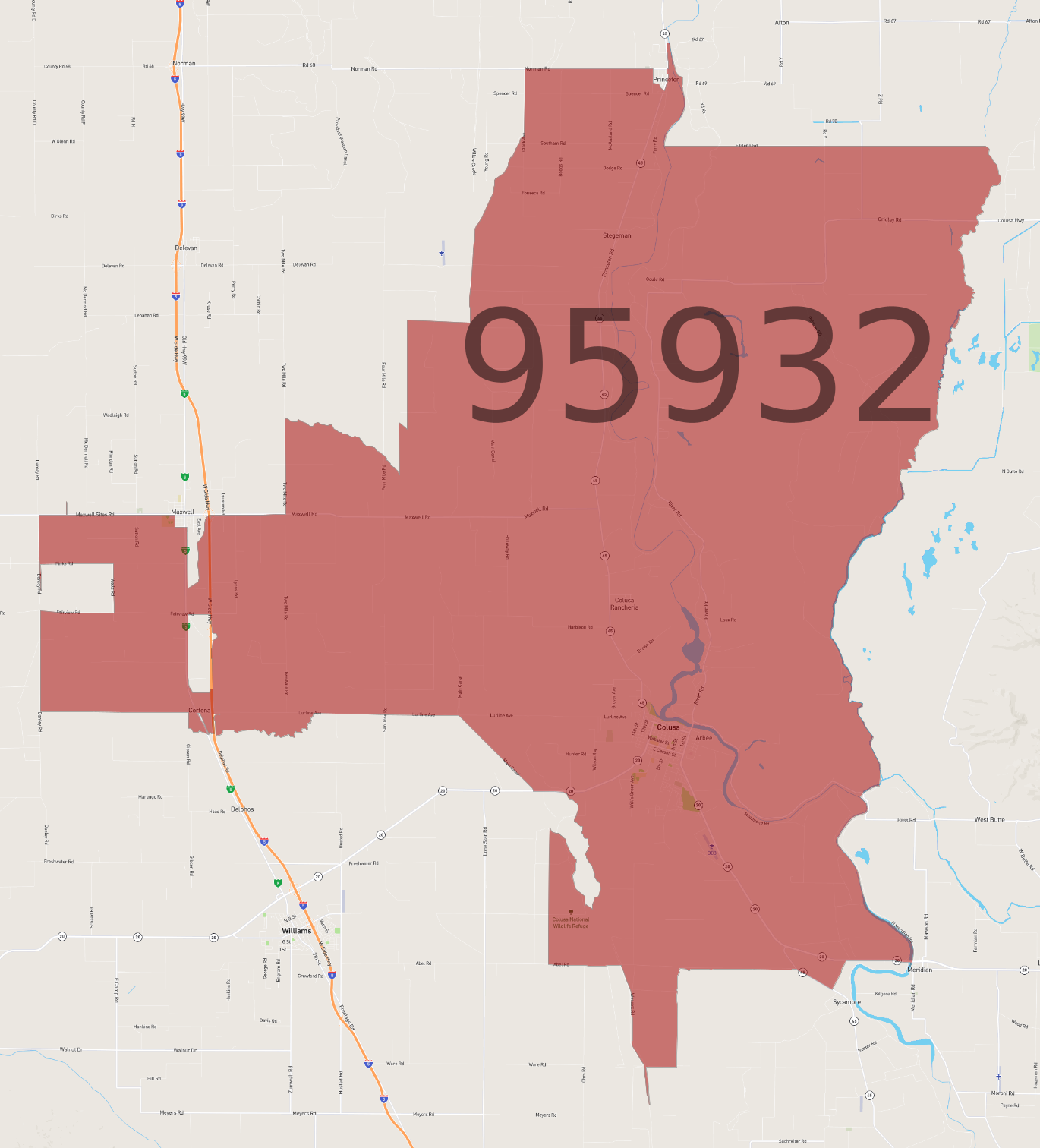 Zip Code 95932