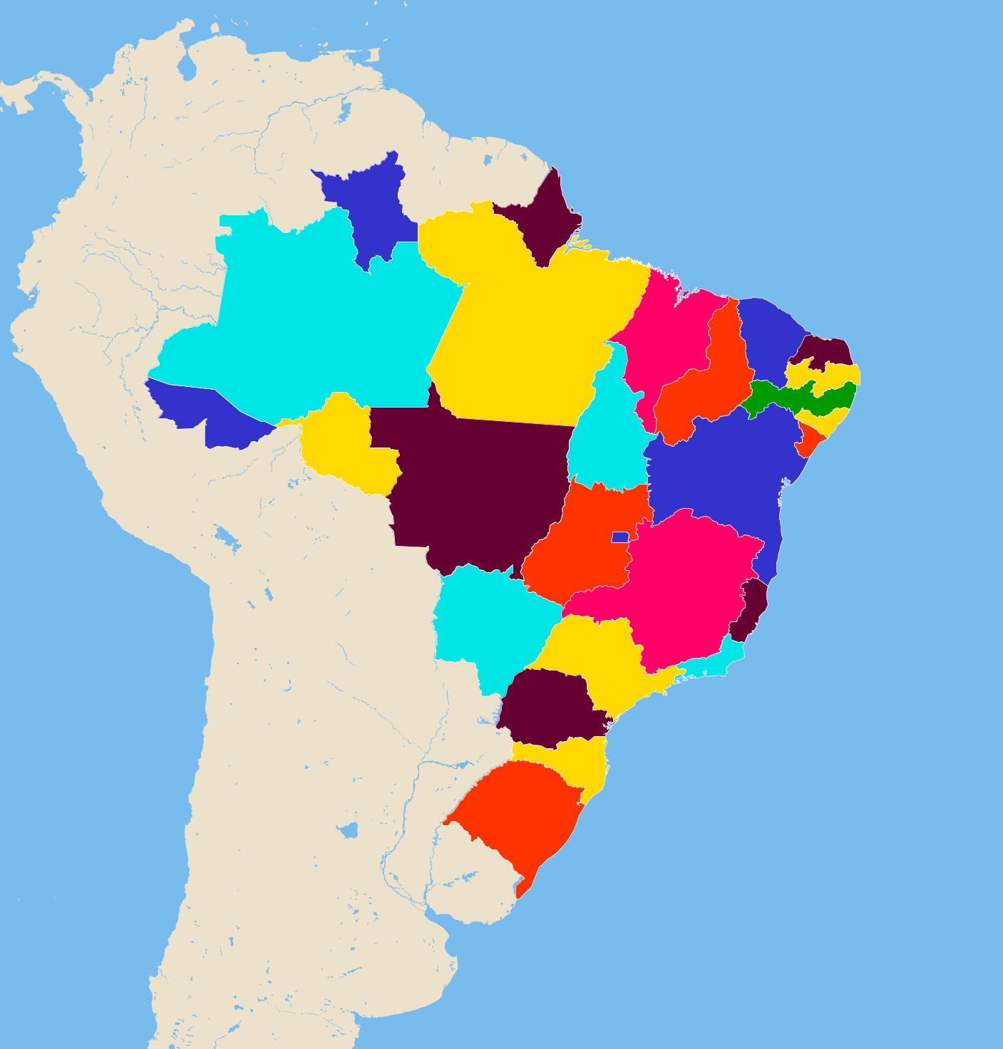 Federative Units of Brazil - AtlasBig.com