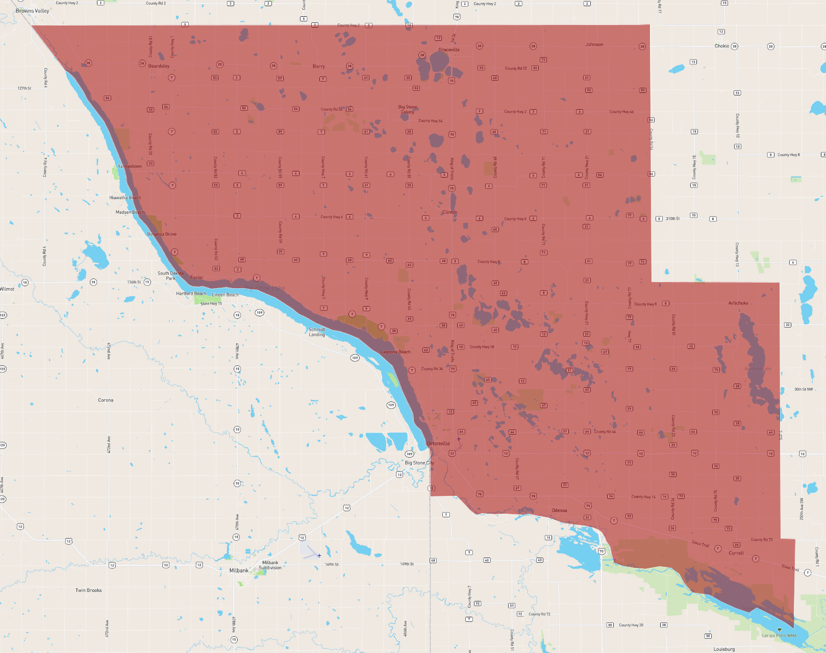 Minnesota Big Stone County - AtlasBig.com