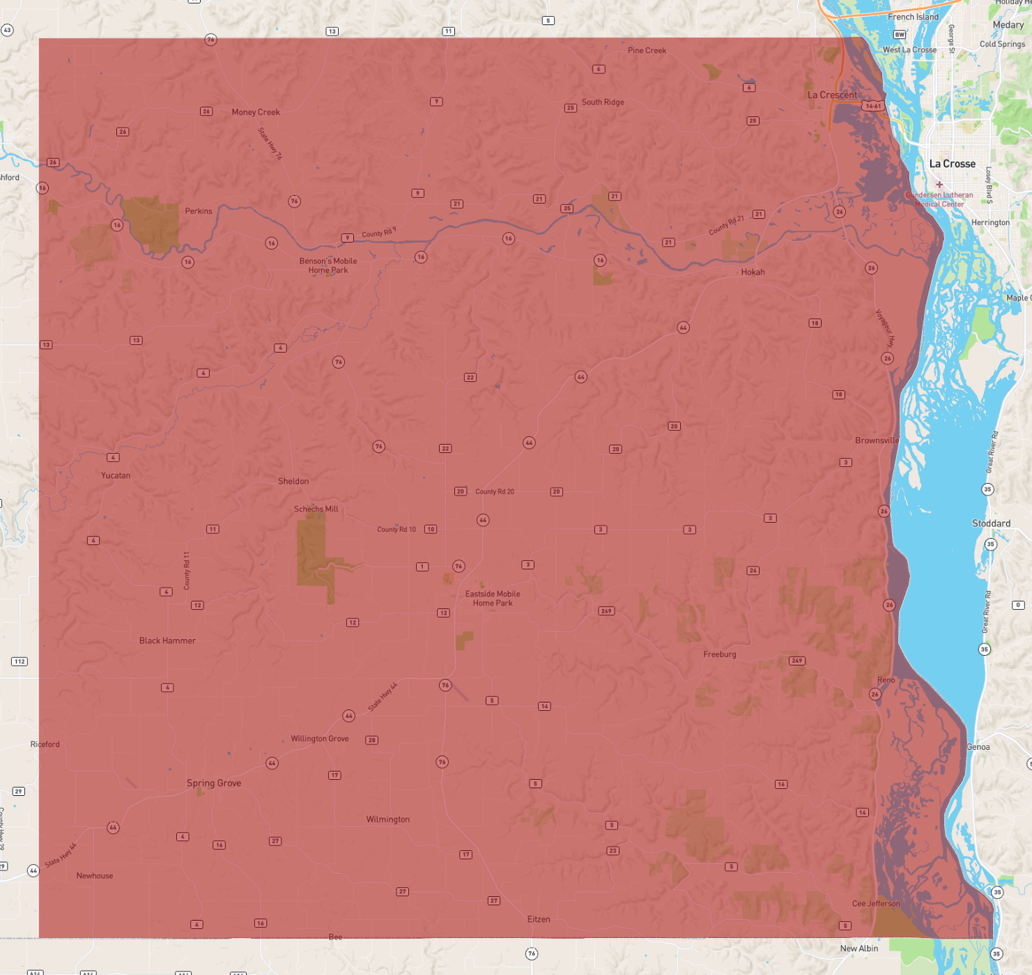 Minnesota Houston County - AtlasBig.com