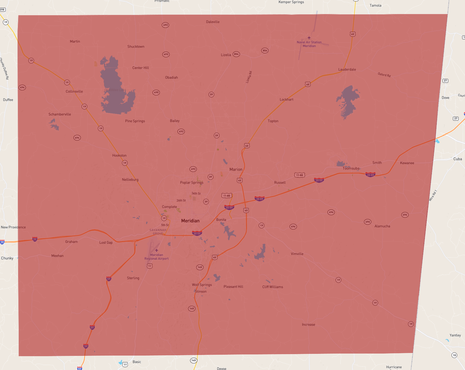 Mississippi Lauderdale County - AtlasBig.com