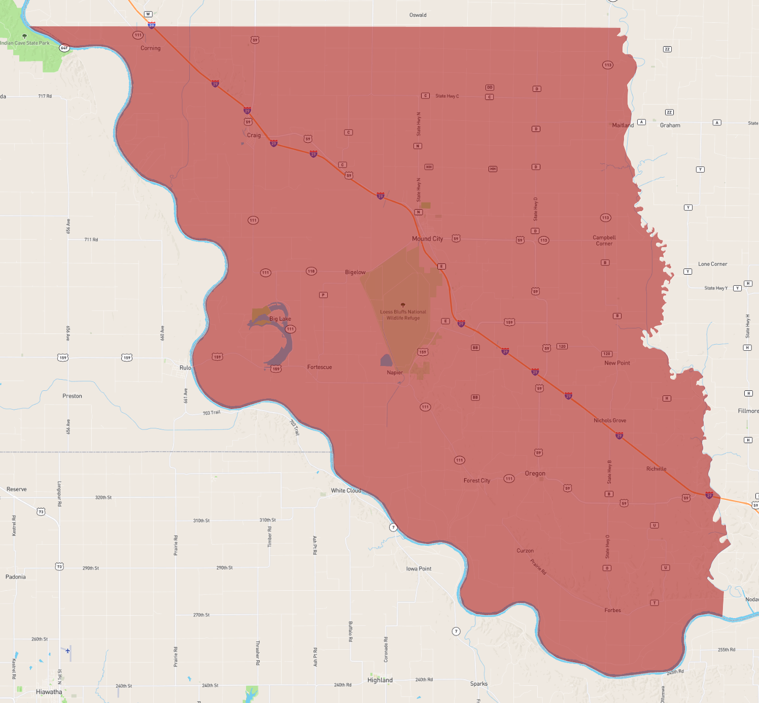 Missouri Holt County - AtlasBig.com