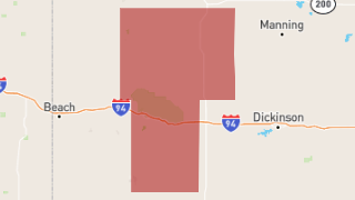 North Dakota Billings County - AtlasBig.com