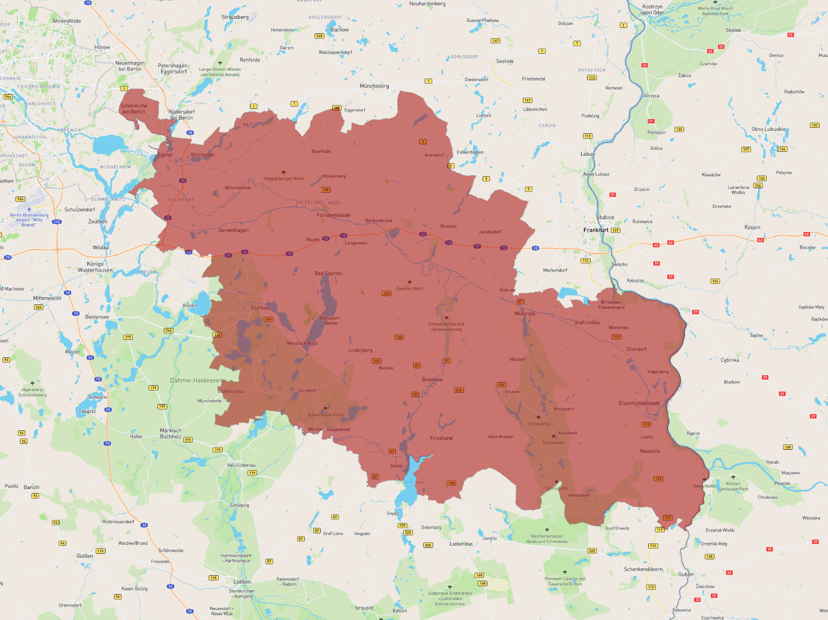 Oder-Spree - AtlasBig.com