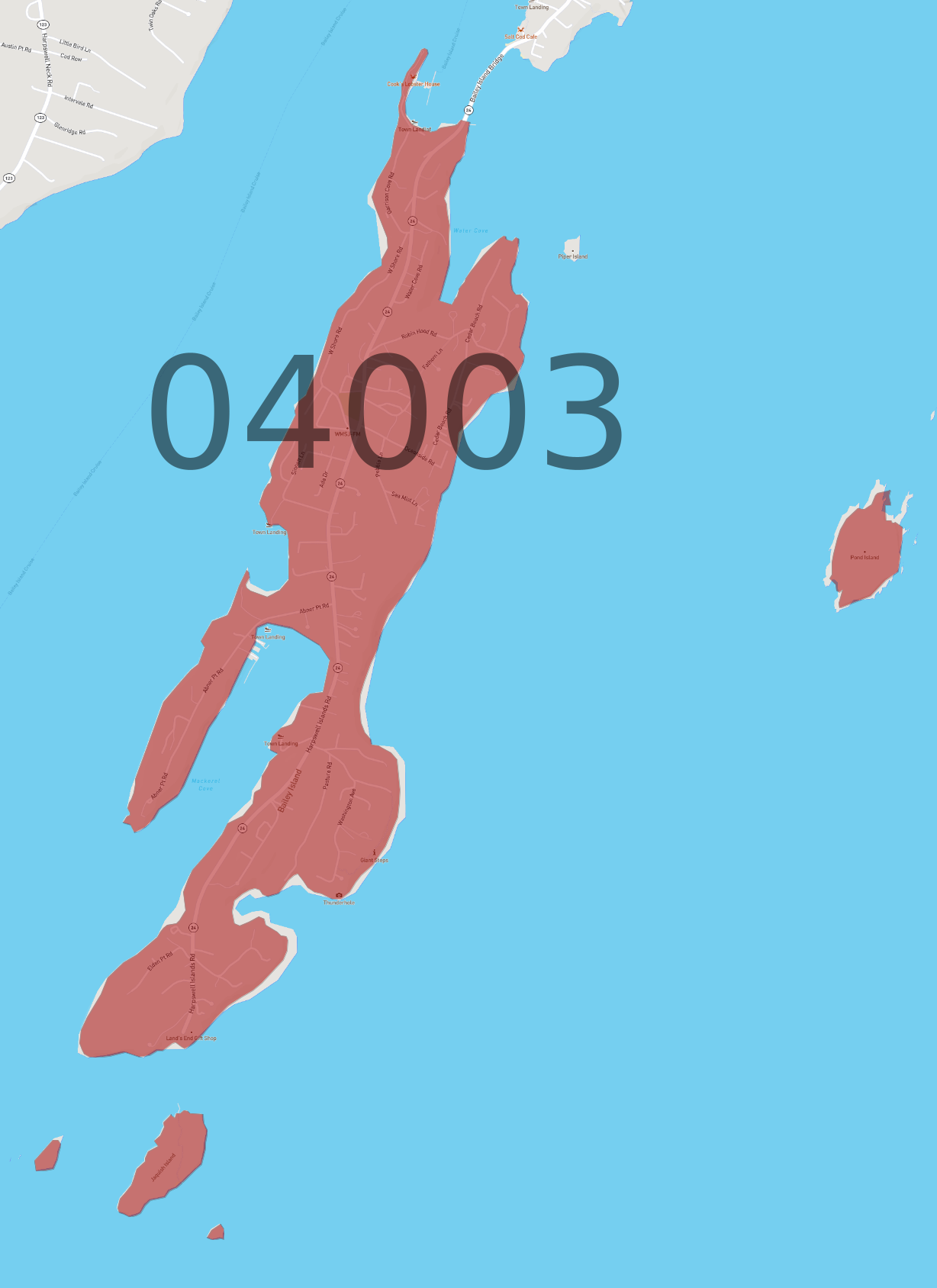 Zip Code 04003 - AtlasBig.com