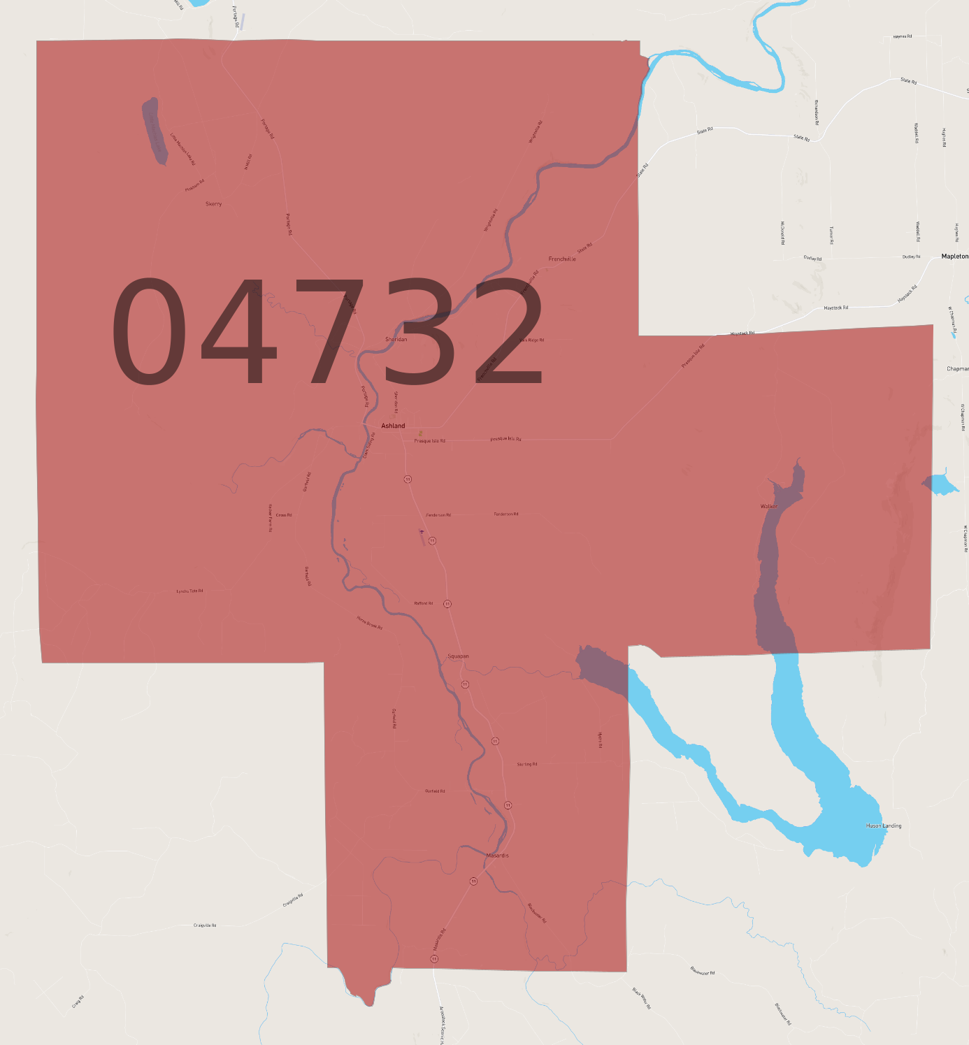 Zip Code 04732 - AtlasBig.com Zip Code 04732 - AtlasBig.com