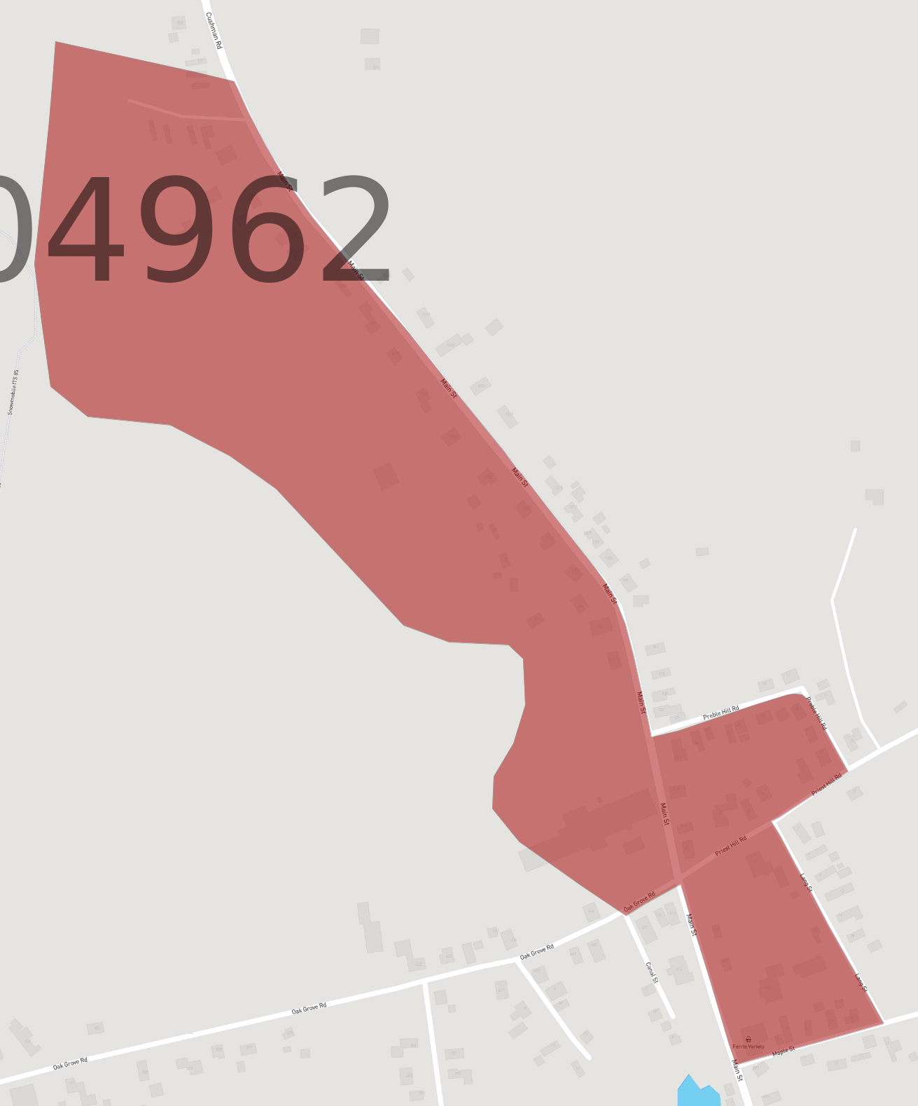 Zip Code 04962 - AtlasBig.com