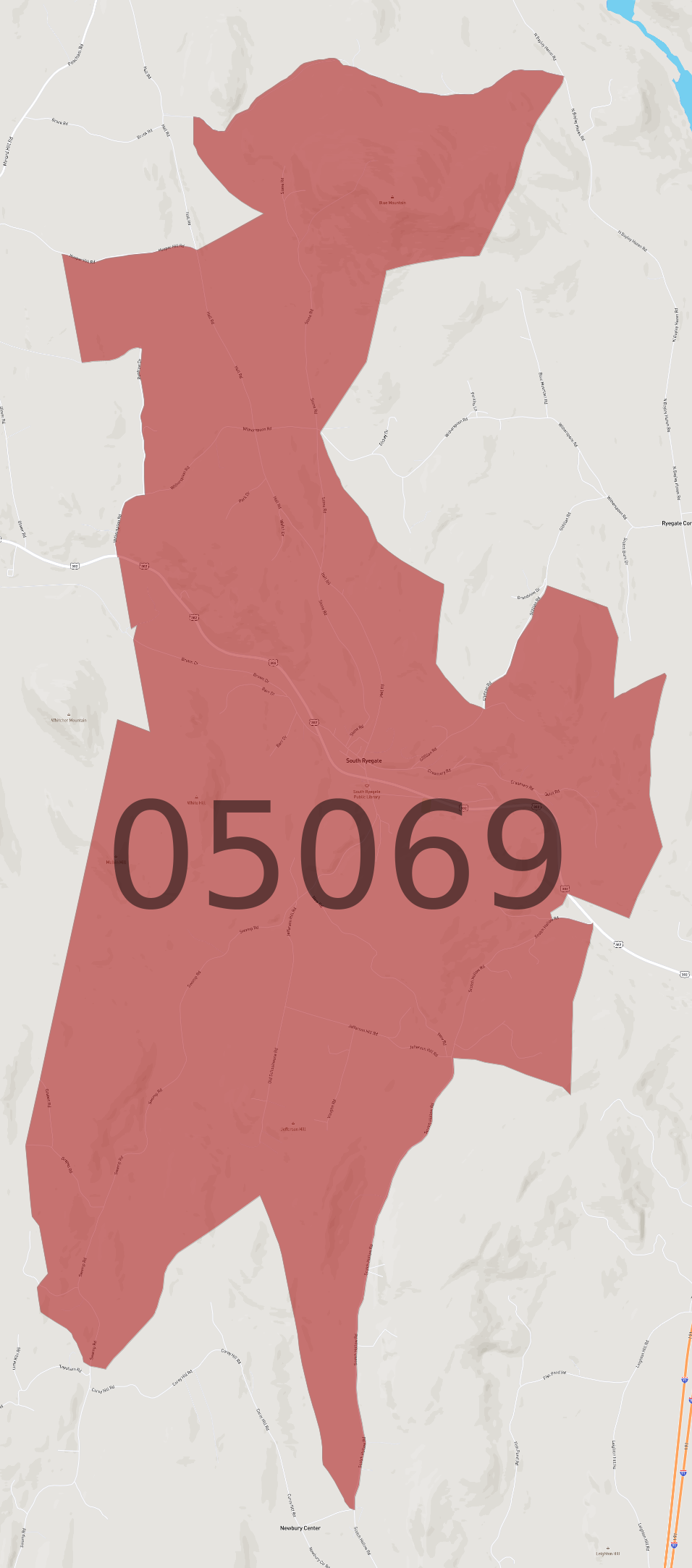 Zip Code 05069 - AtlasBig.com