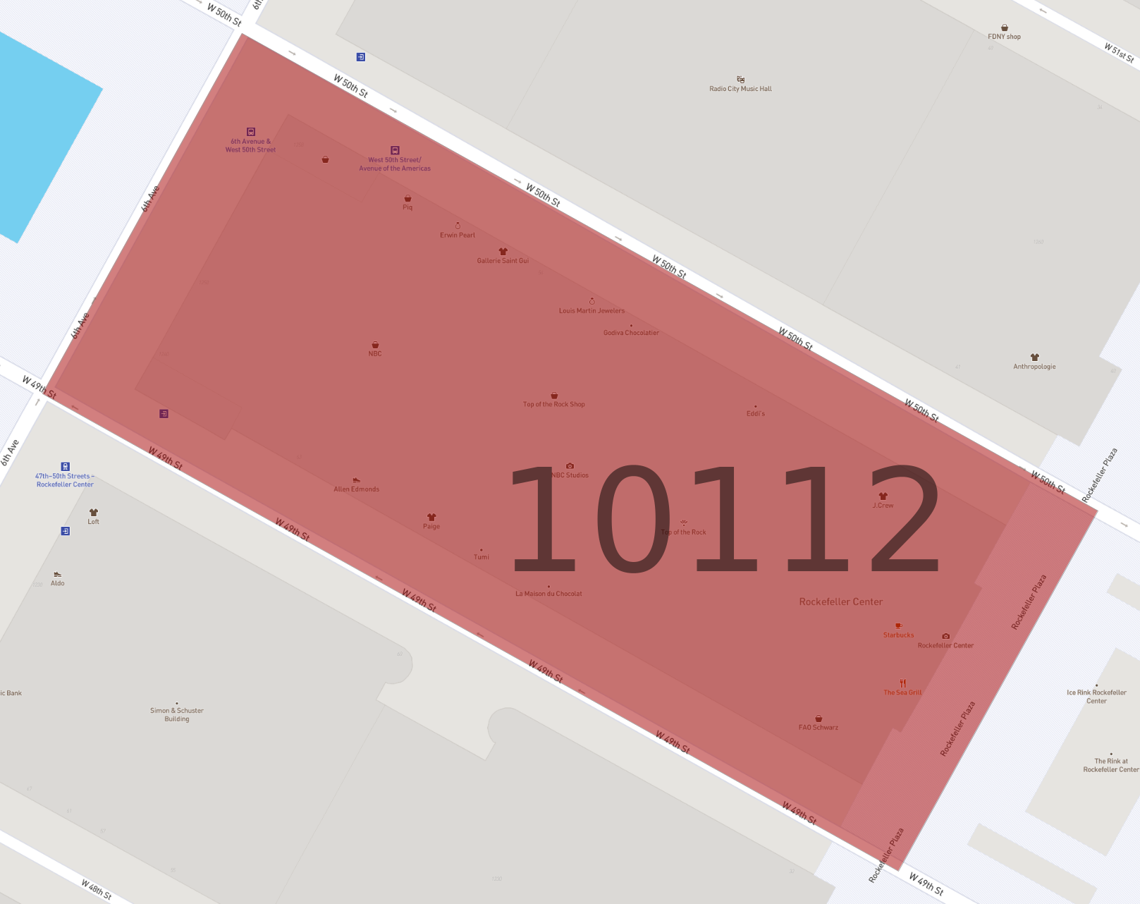 Zip Code 10112 - AtlasBig.com