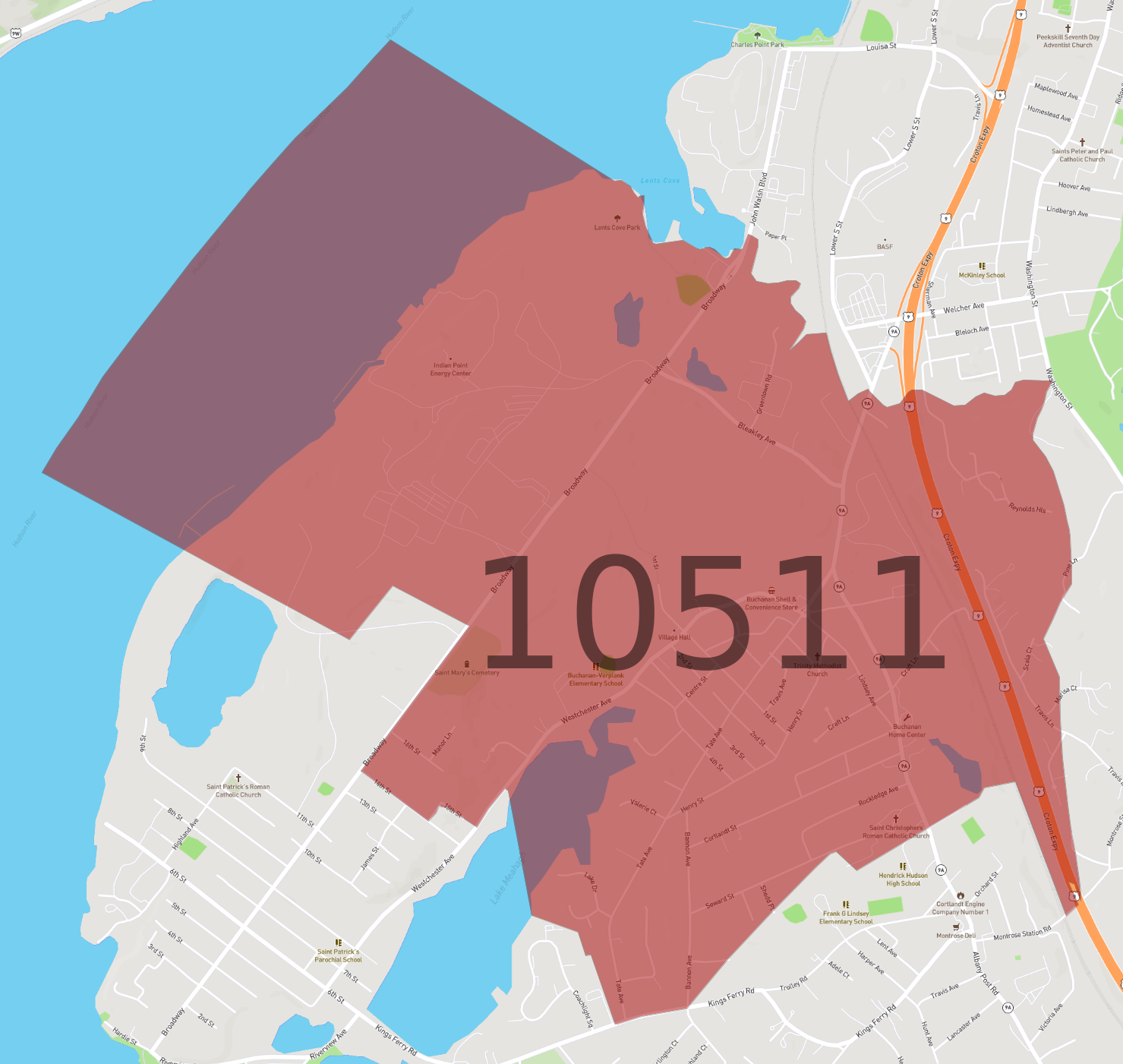 Zip Code 10511 - AtlasBig.com