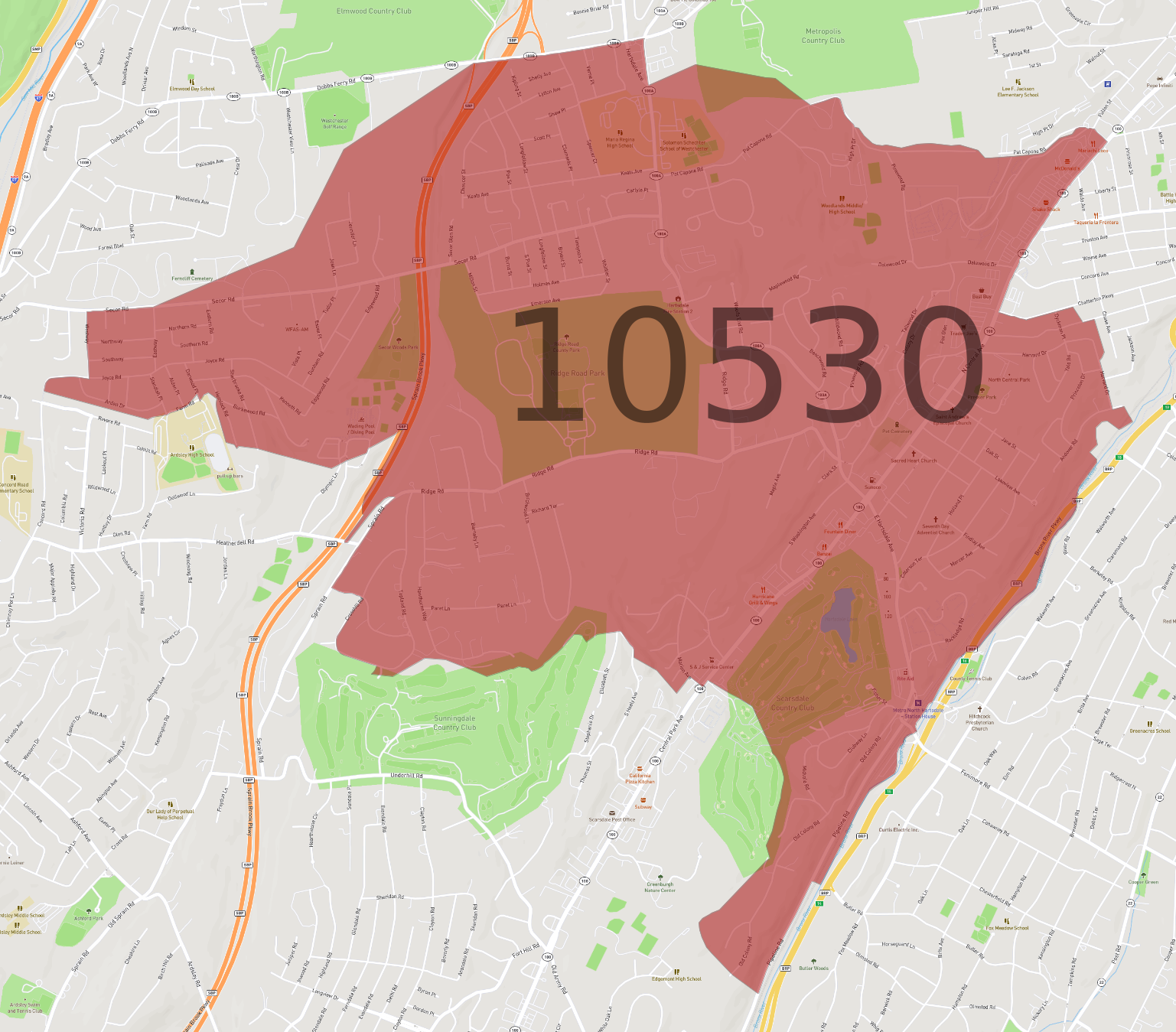 Zip Code 10530 - AtlasBig.com