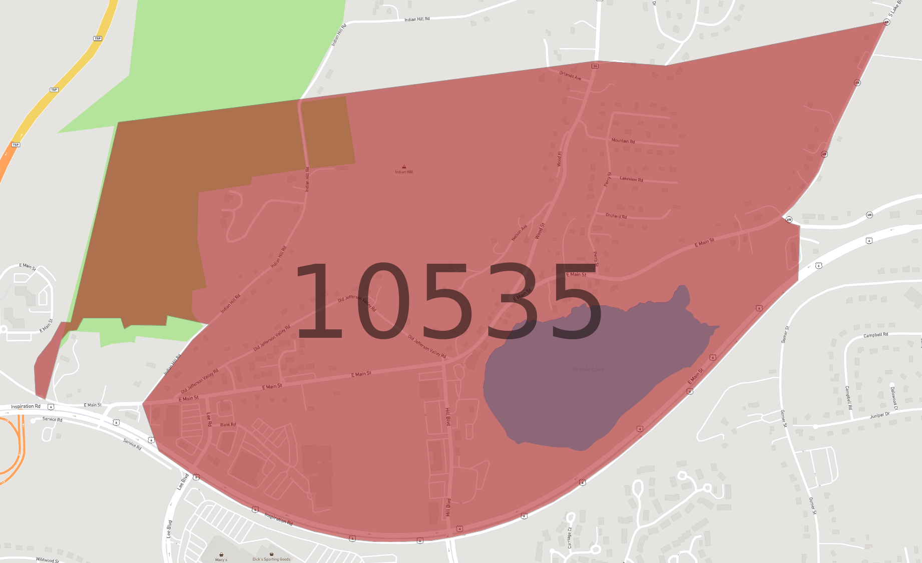 Zip Code 10535 - AtlasBig.com