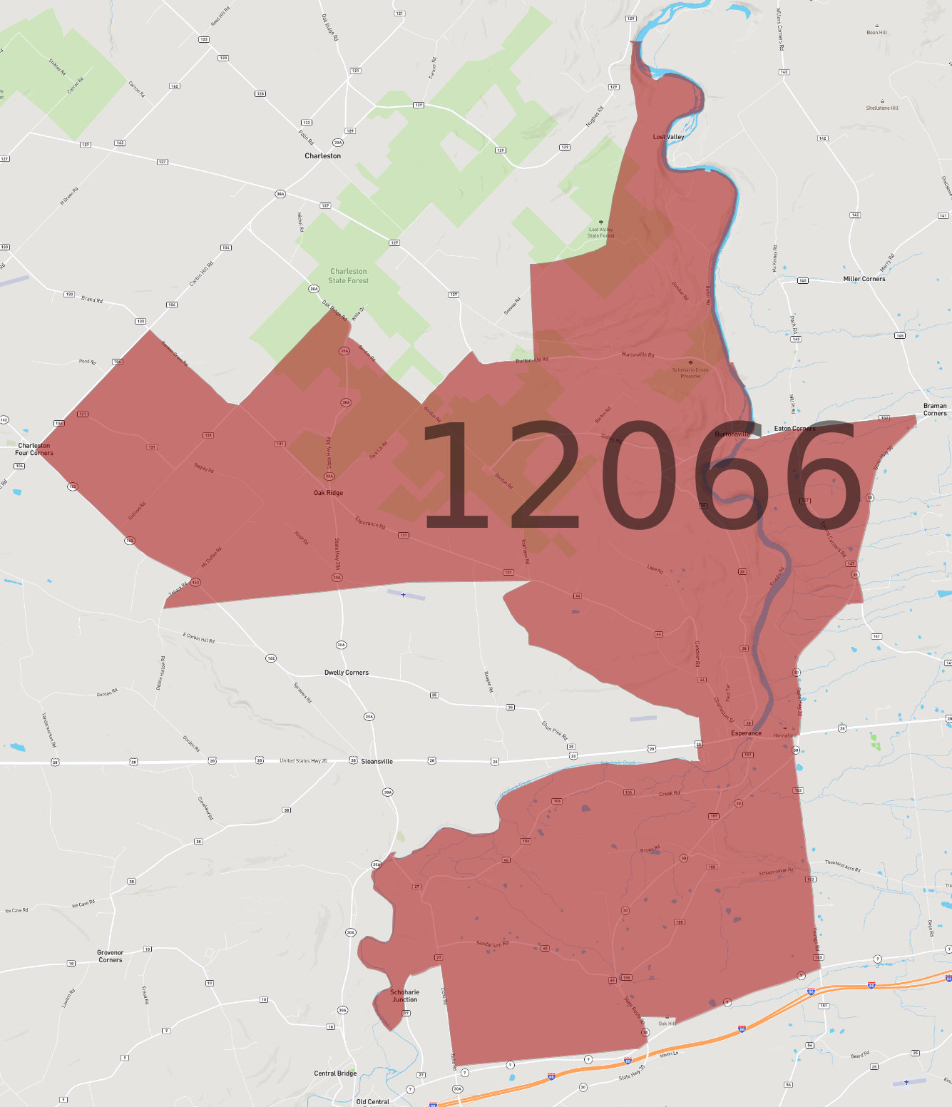 Zip Code 12066 - AtlasBig.com