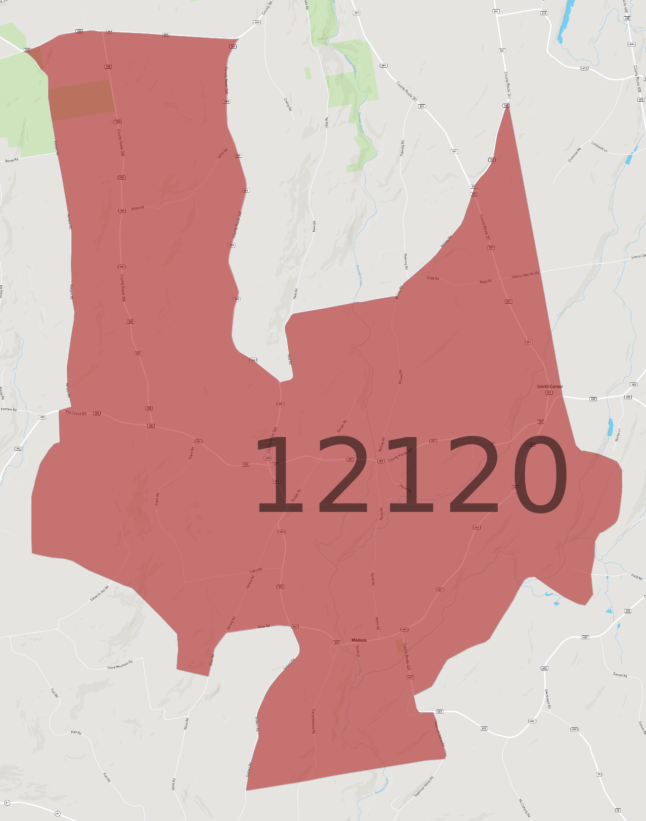 Zip Code 12120 - AtlasBig.com