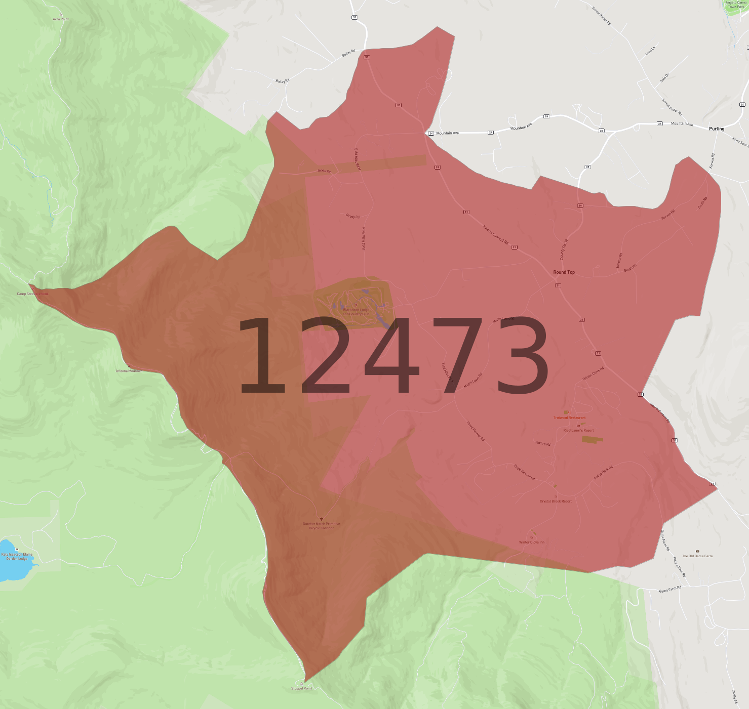 Zip Code 12473 - AtlasBig.com