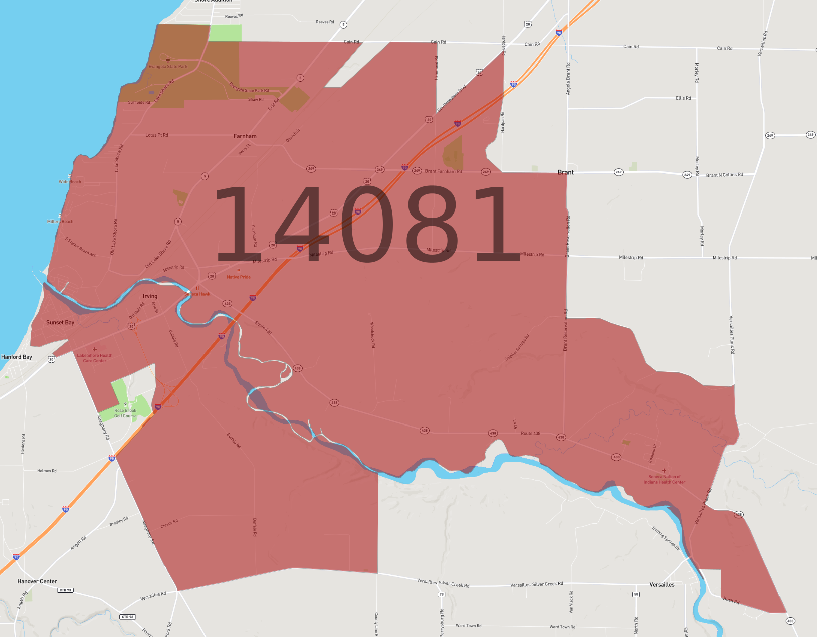 Zip Code 14081 - AtlasBig.com