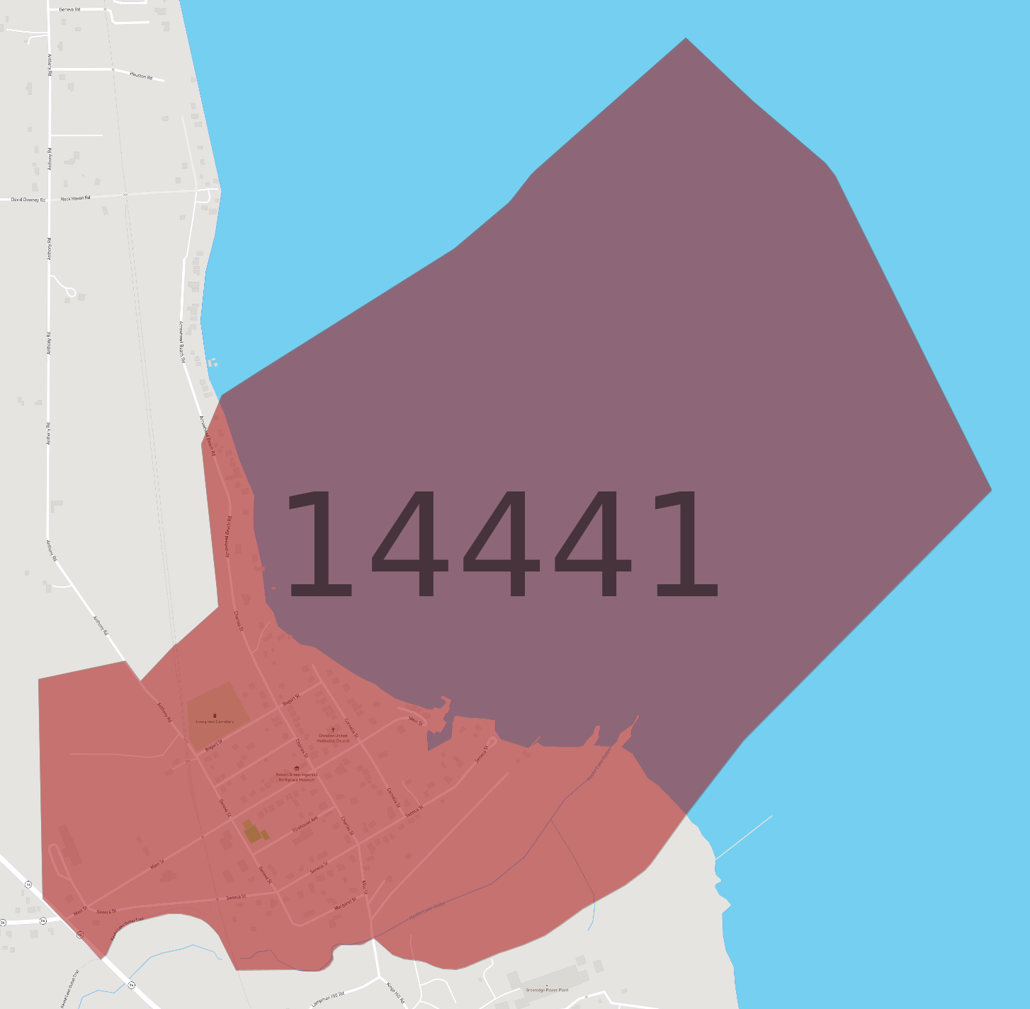 Zip Code 14441 - AtlasBig.com