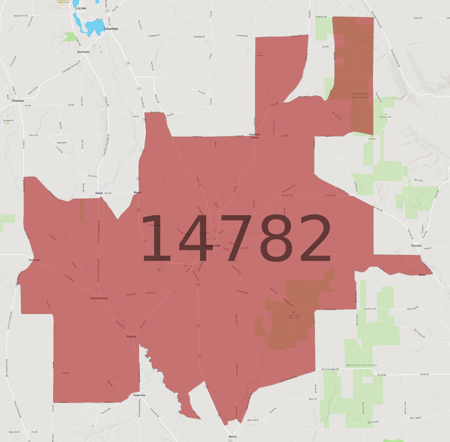 Zip Code 14782 - AtlasBig.com