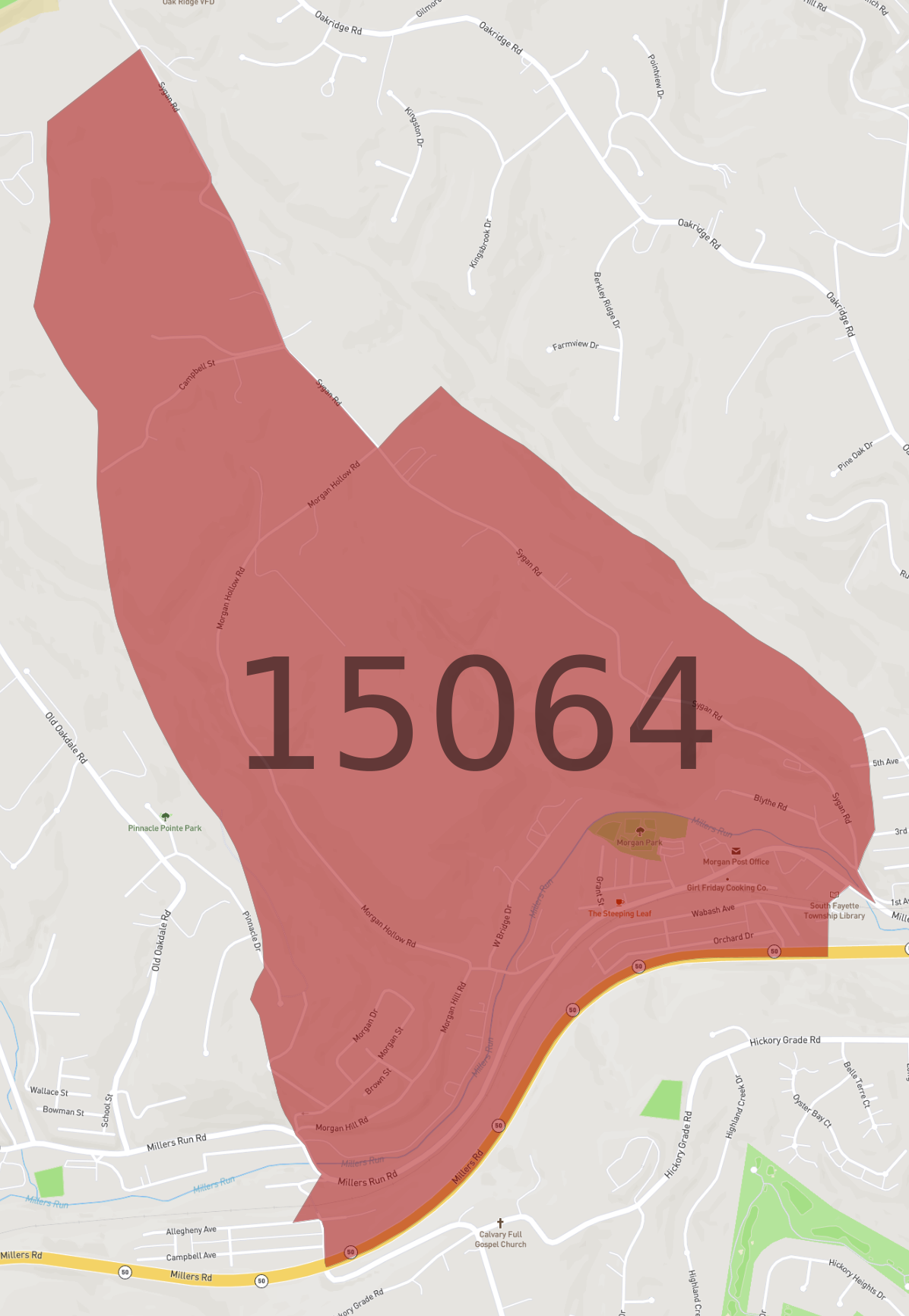 Zip Code 15064 - AtlasBig.com