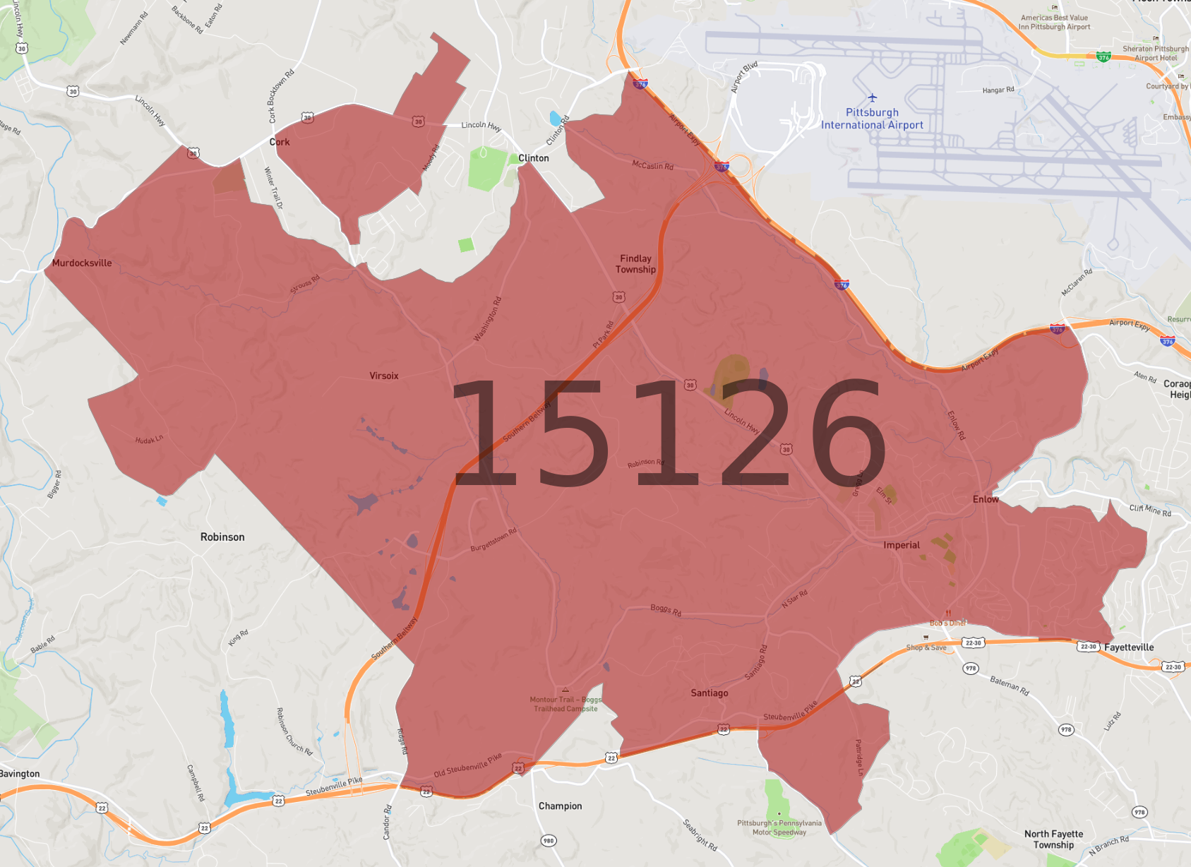 Zip Code 15126 - AtlasBig.com