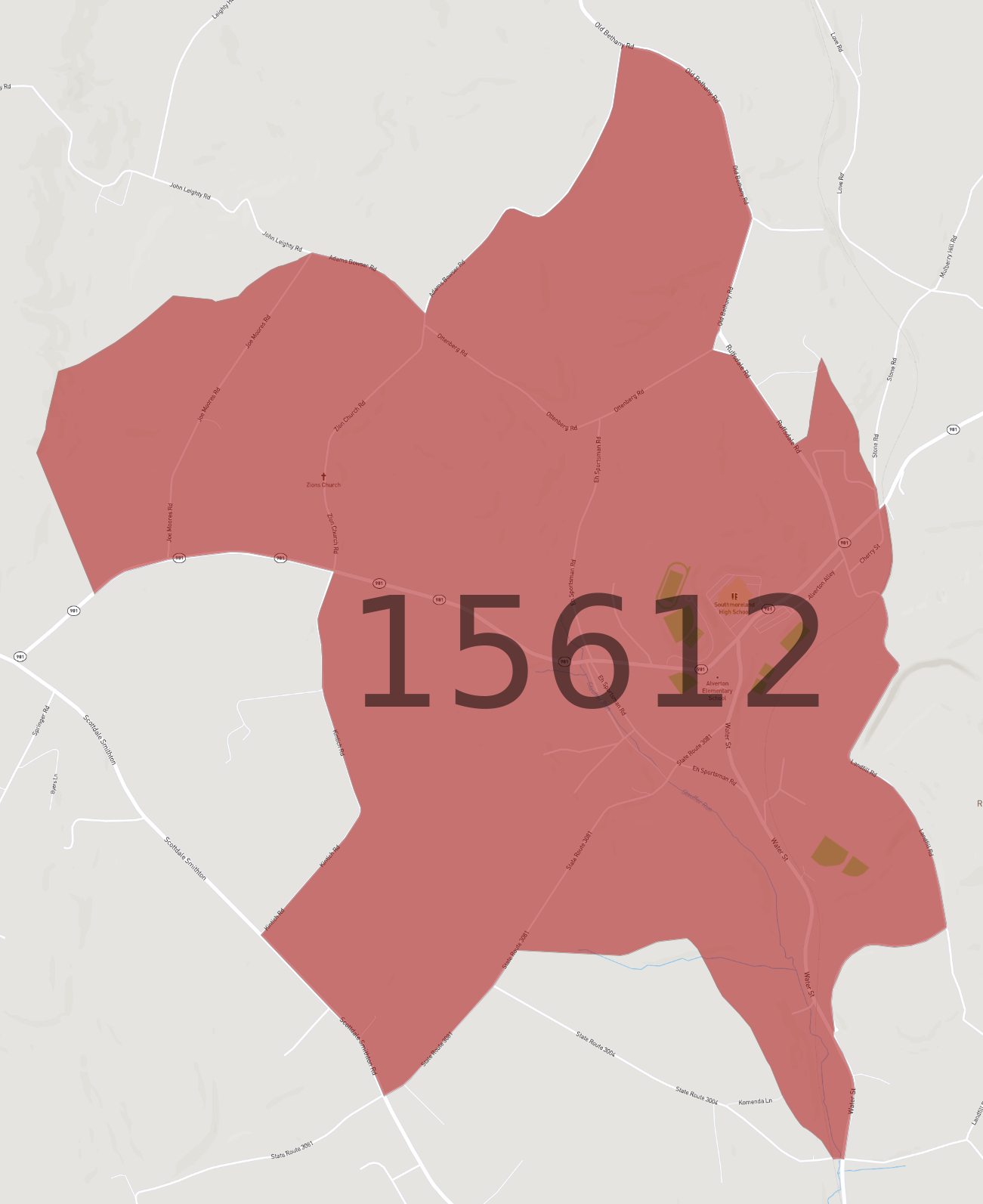 Zip Code 15612 - AtlasBig.com