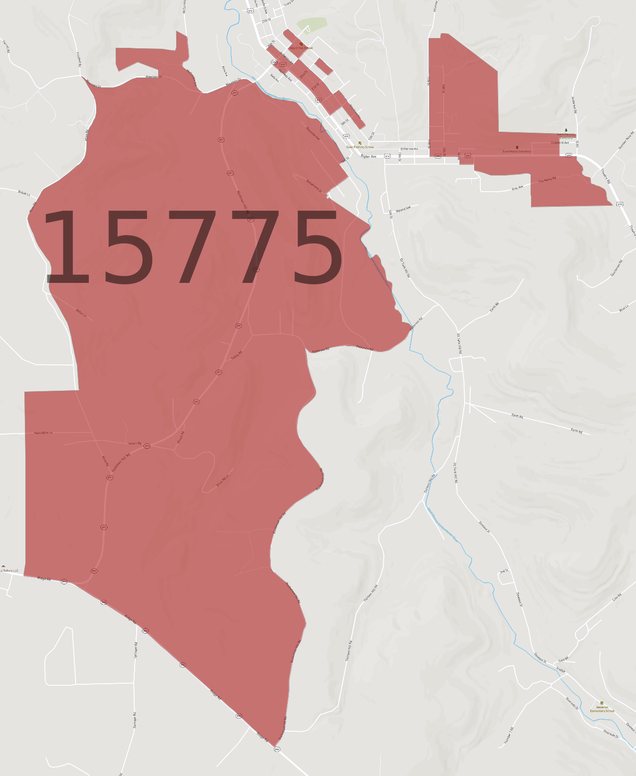 Zip Code 15775 - AtlasBig.com