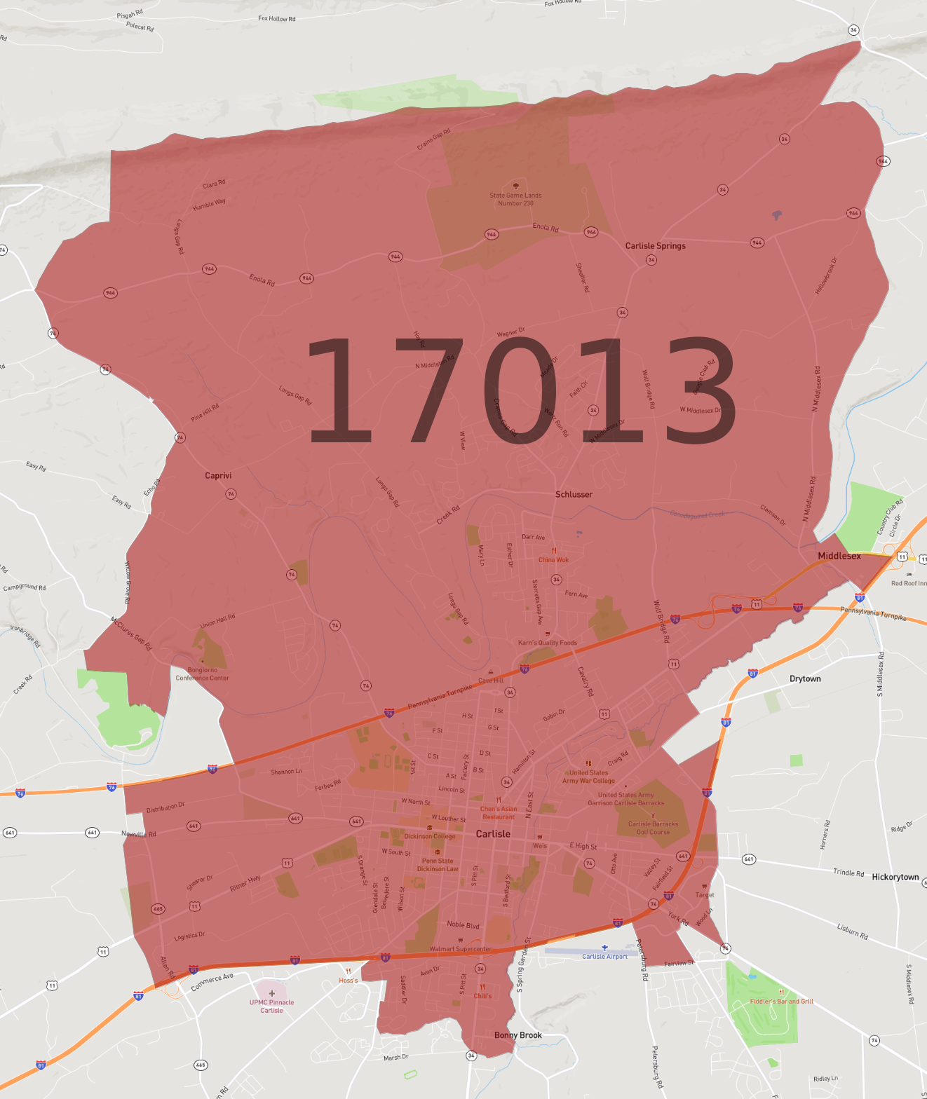 Zip Code 17013 AtlasBig zip-code-17013-atlasbig