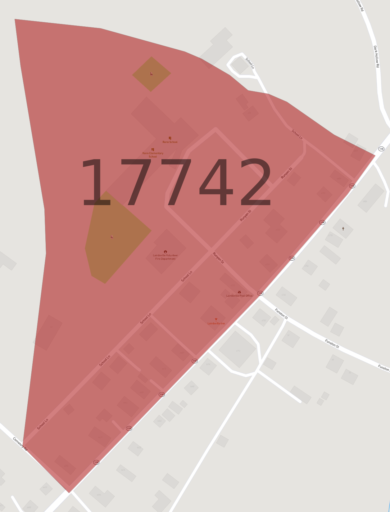 Zip Code 17742 - AtlasBig.com